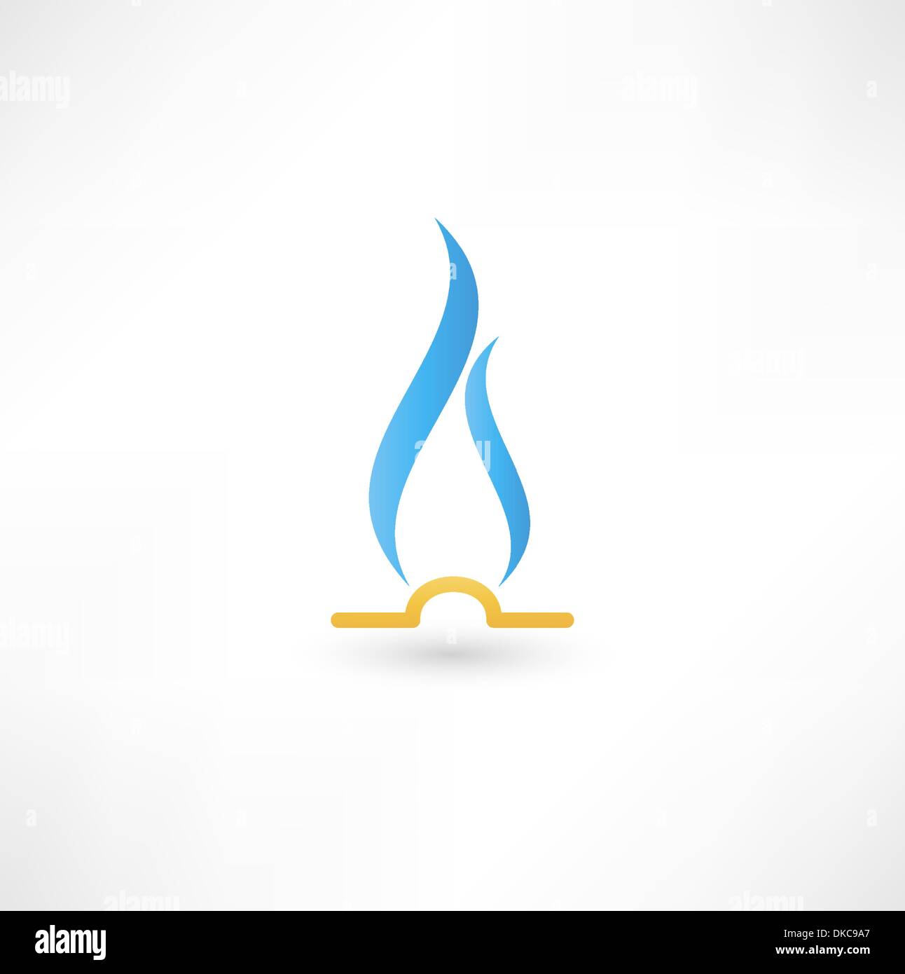 Gas Flame Icon Stock Vector Image & Art - Alamy