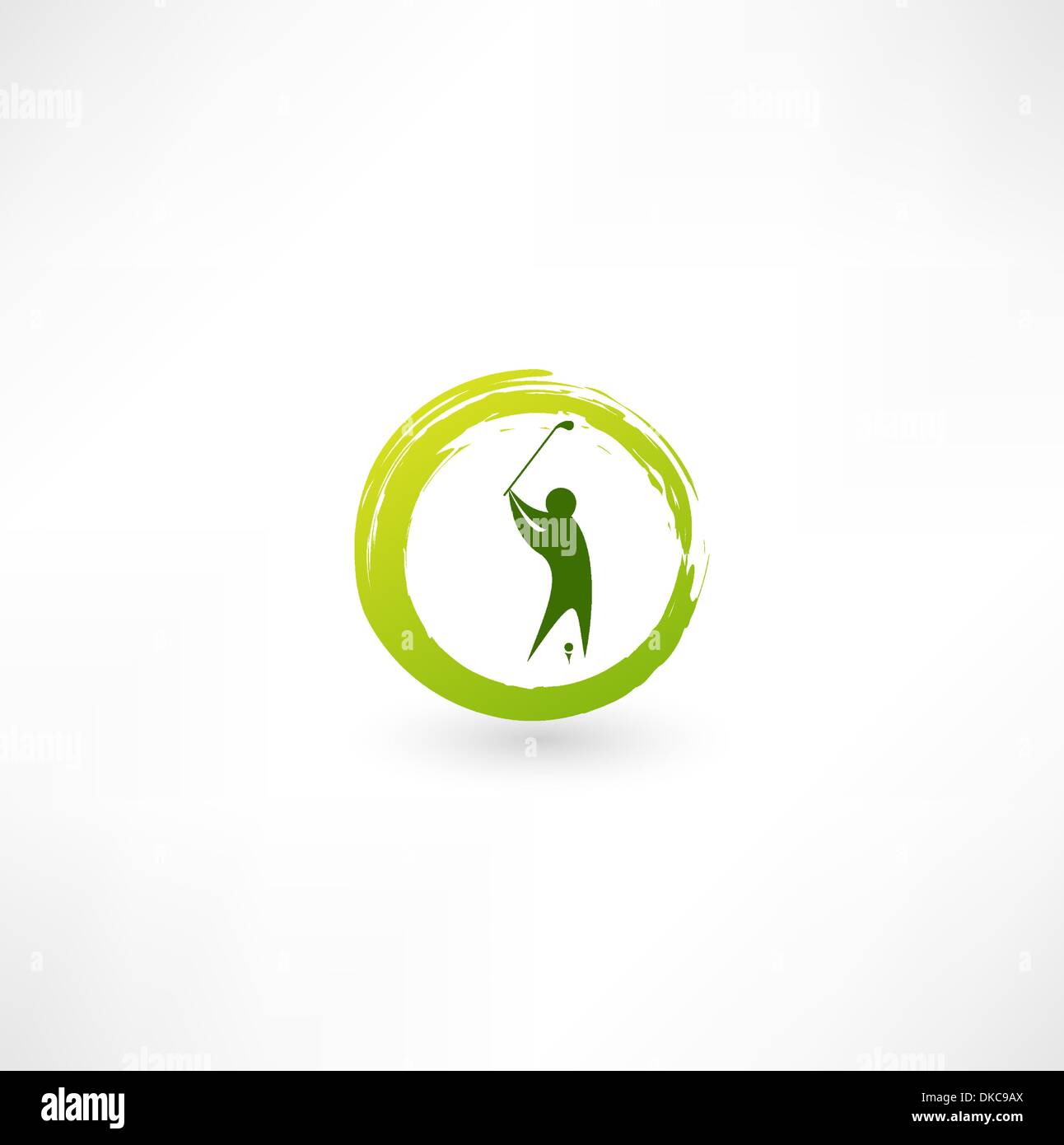 Golfer icon hi-res stock photography and images - Alamy