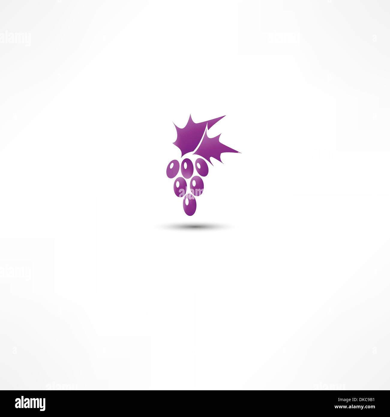 Grape leaves wine engraved illustration Stock Vector Images - Alamy