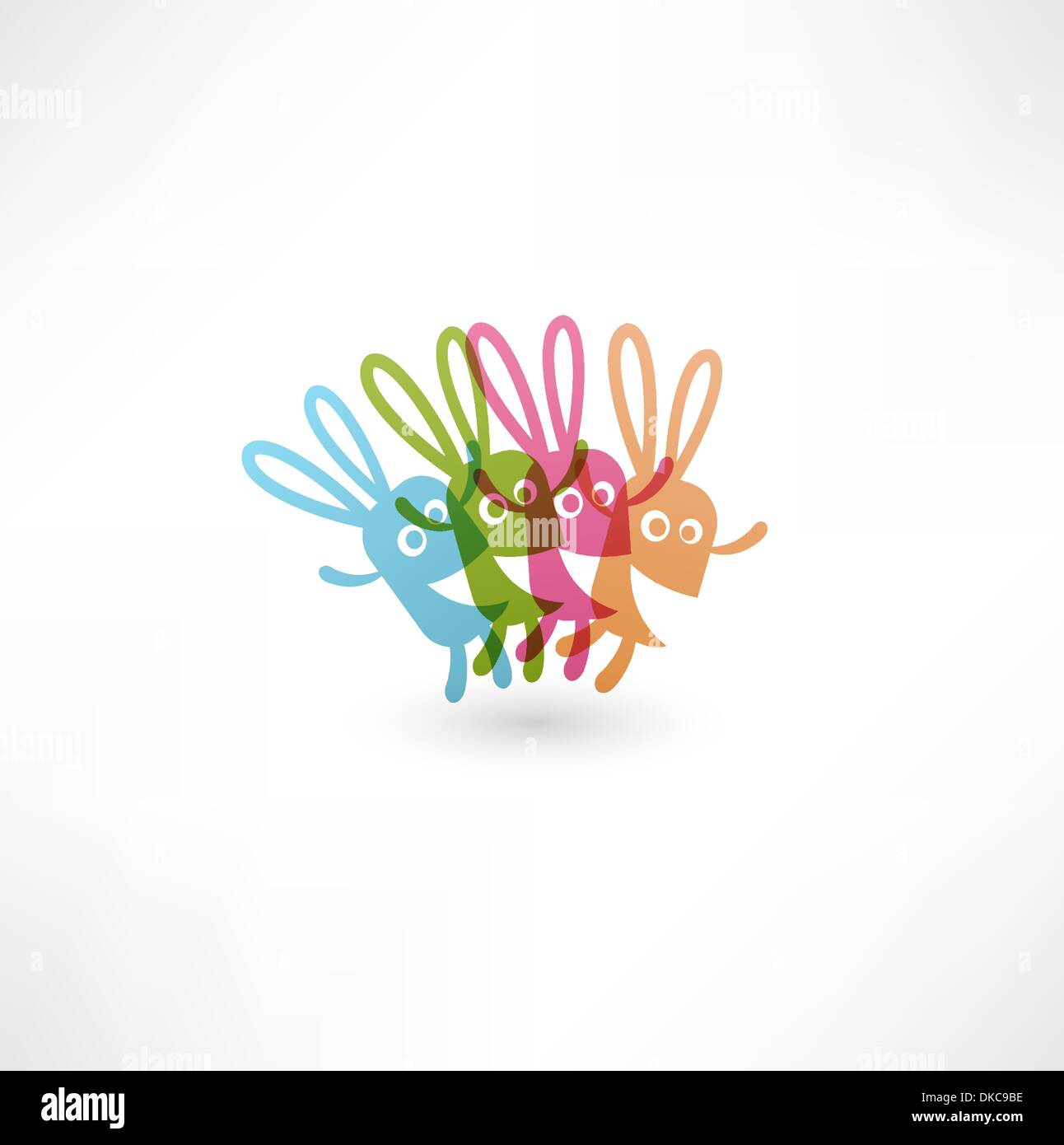 Happy Bunny Icon Stock Vector Image & Art - Alamy
