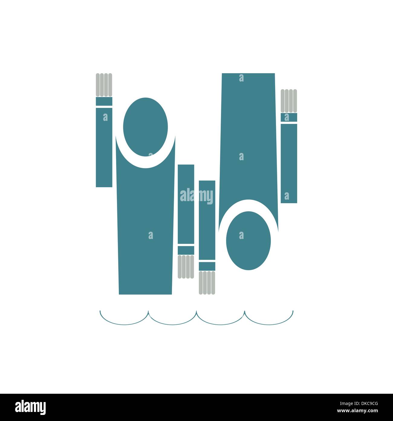 Adult male swimmer in swim Stock Vector Images - Alamy