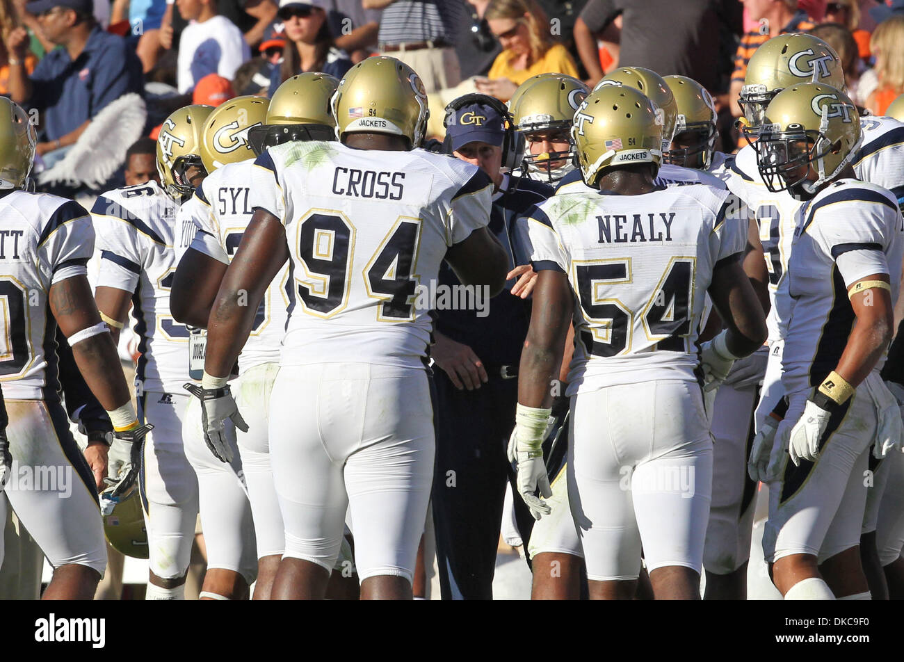 Oct. 15, 2011 - Charlottesville, Virginia, U.S. - NCAA Football 2011 ...