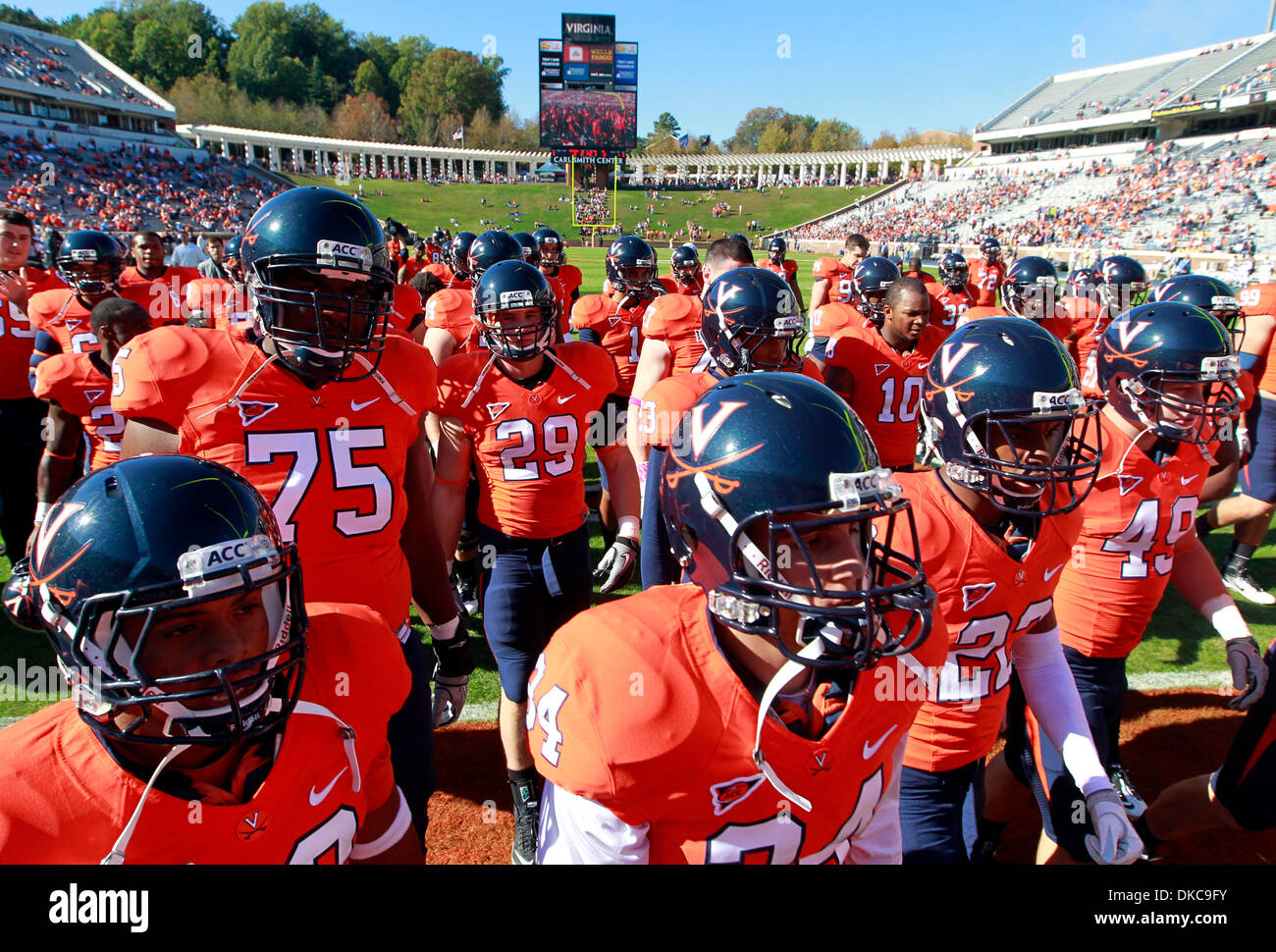 Oct. 15, 2011 - Charlottesville, Virginia, U.S. - NCAA Football 2011 ...
