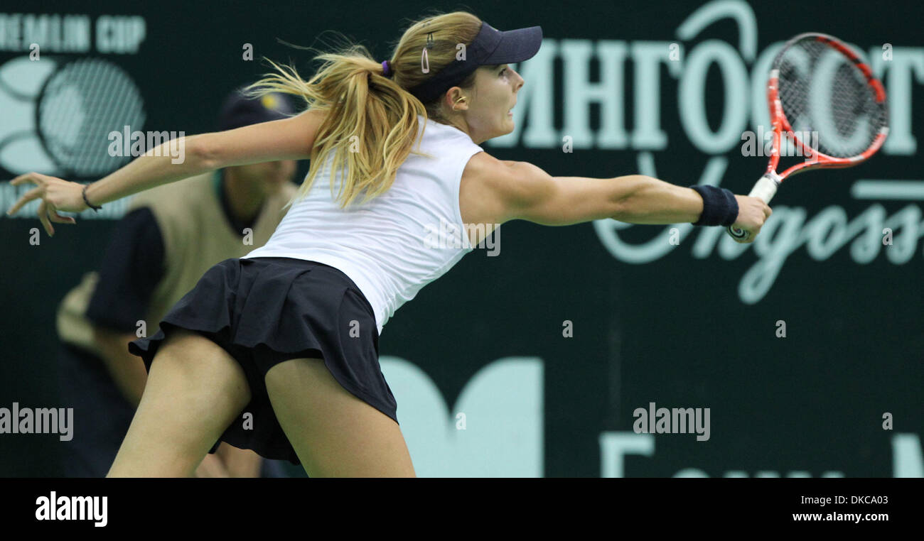 Oct. 18, 2011 - Moscow, Russia - French tennis player ALIZE CORNET ...