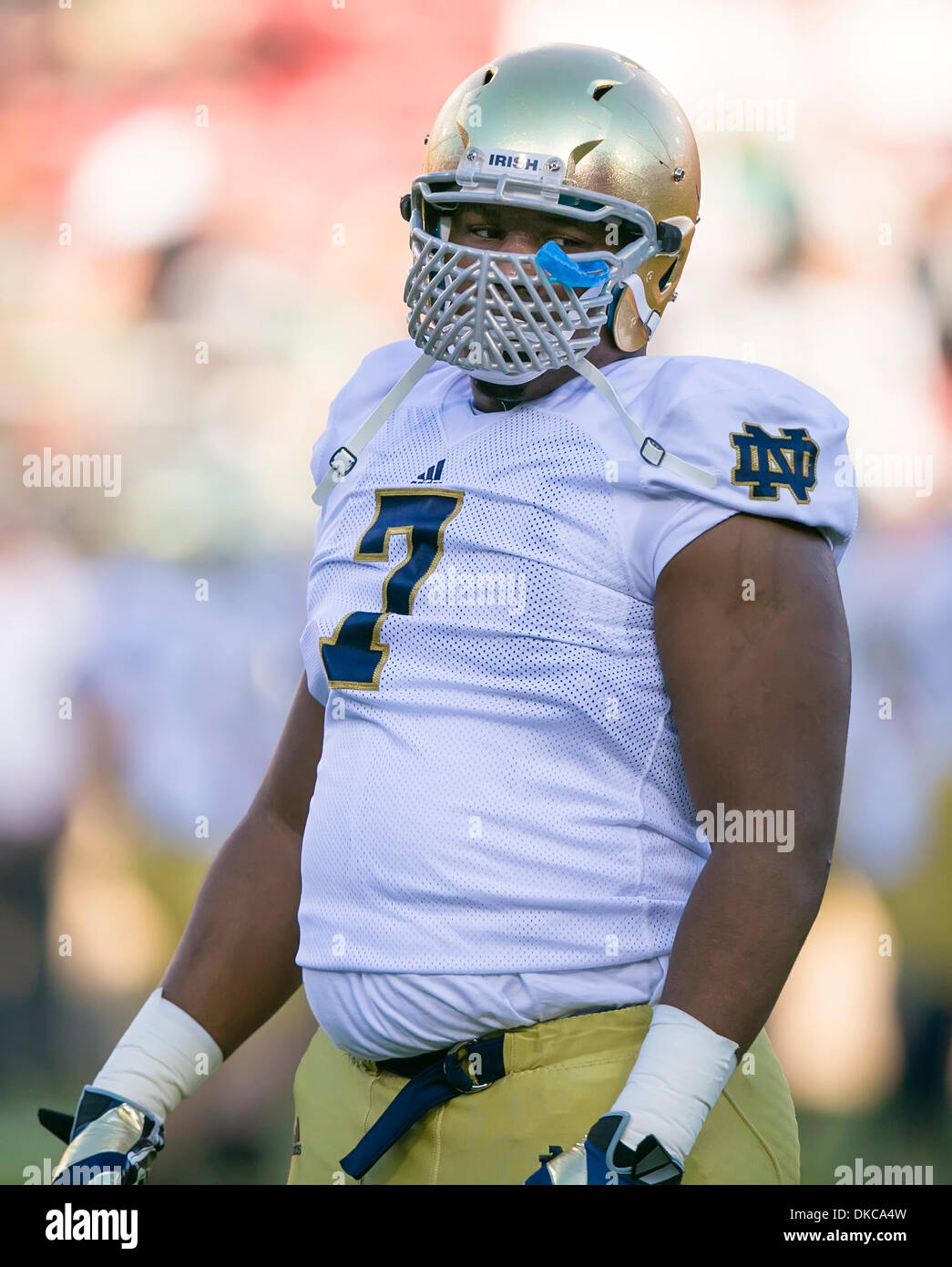 Palo Alto, CA, . 30th Nov, 2013. Notre Dame Fighting Irish defensive ...