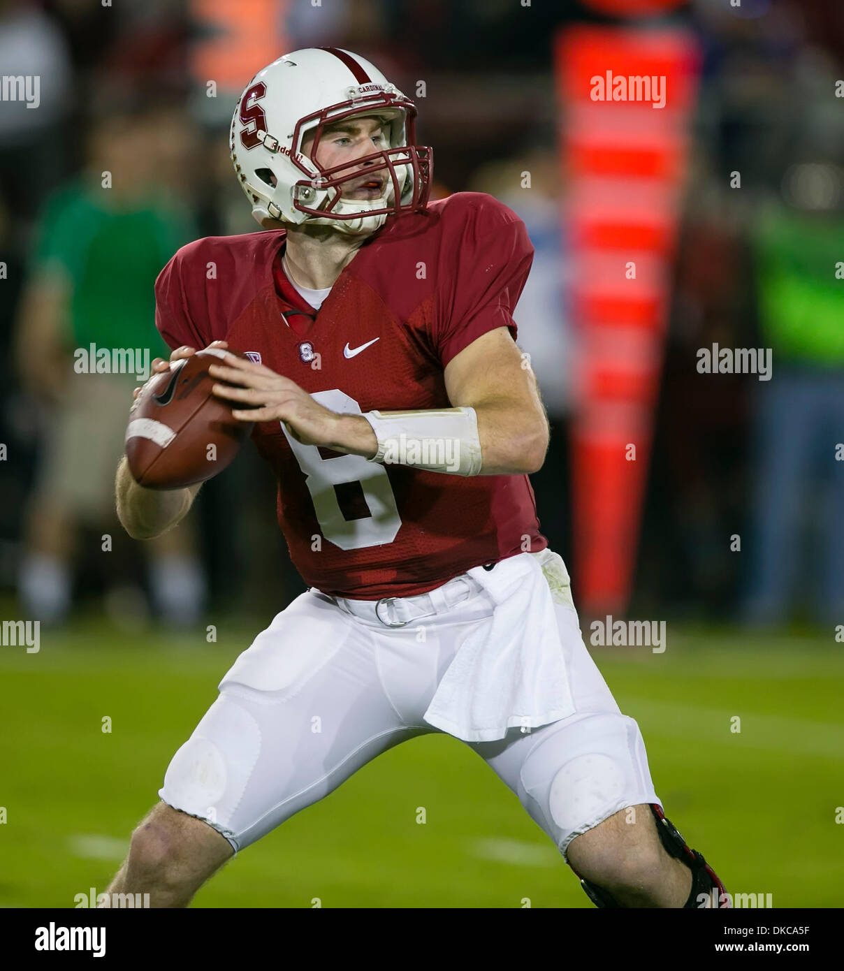 Palo Alto, CA, . 30th Nov, 2013. Stanford Cardinal quarterback Kevin ...