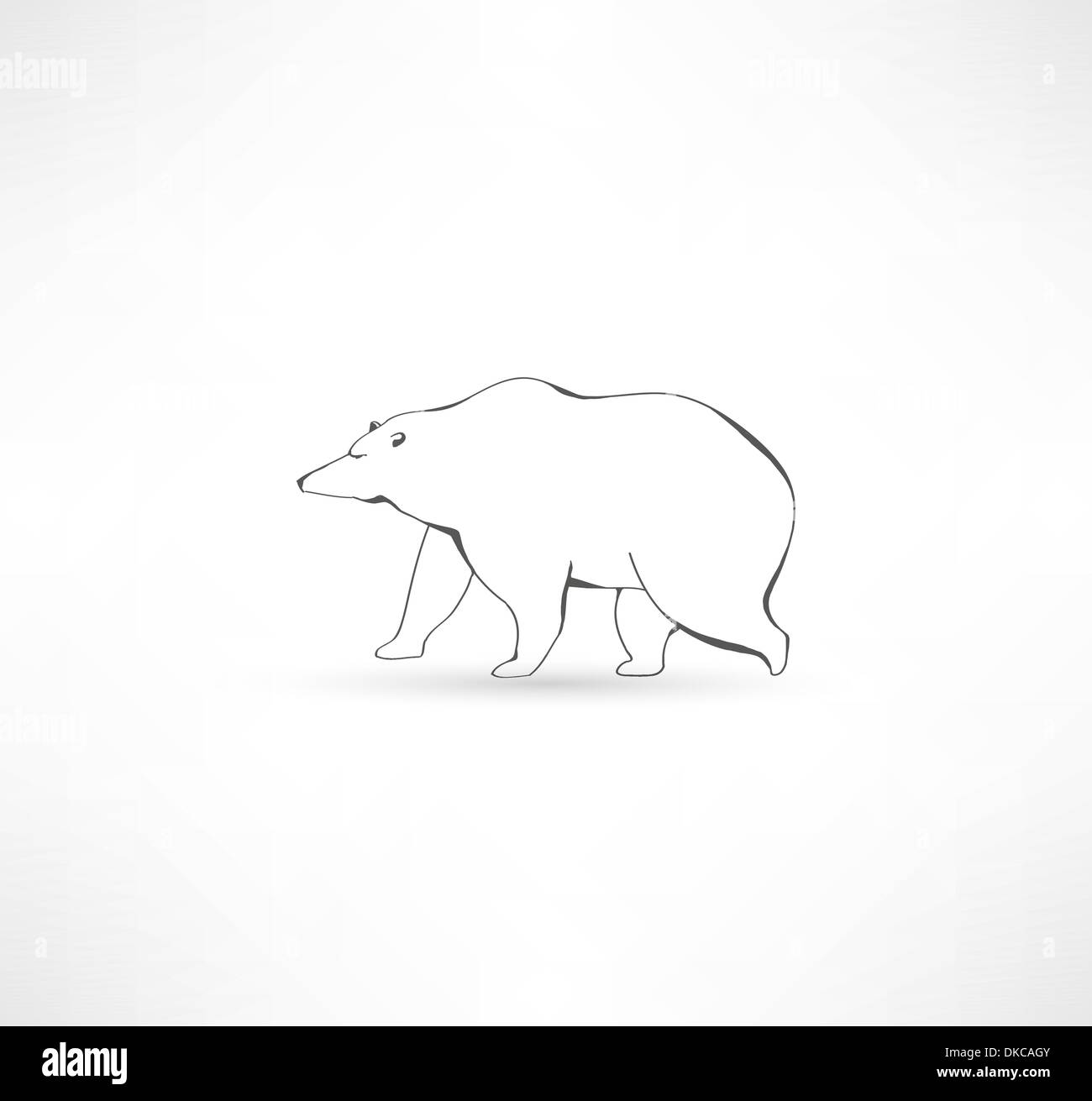 Bear profile icon vector vectors hi-res stock photography and images ...