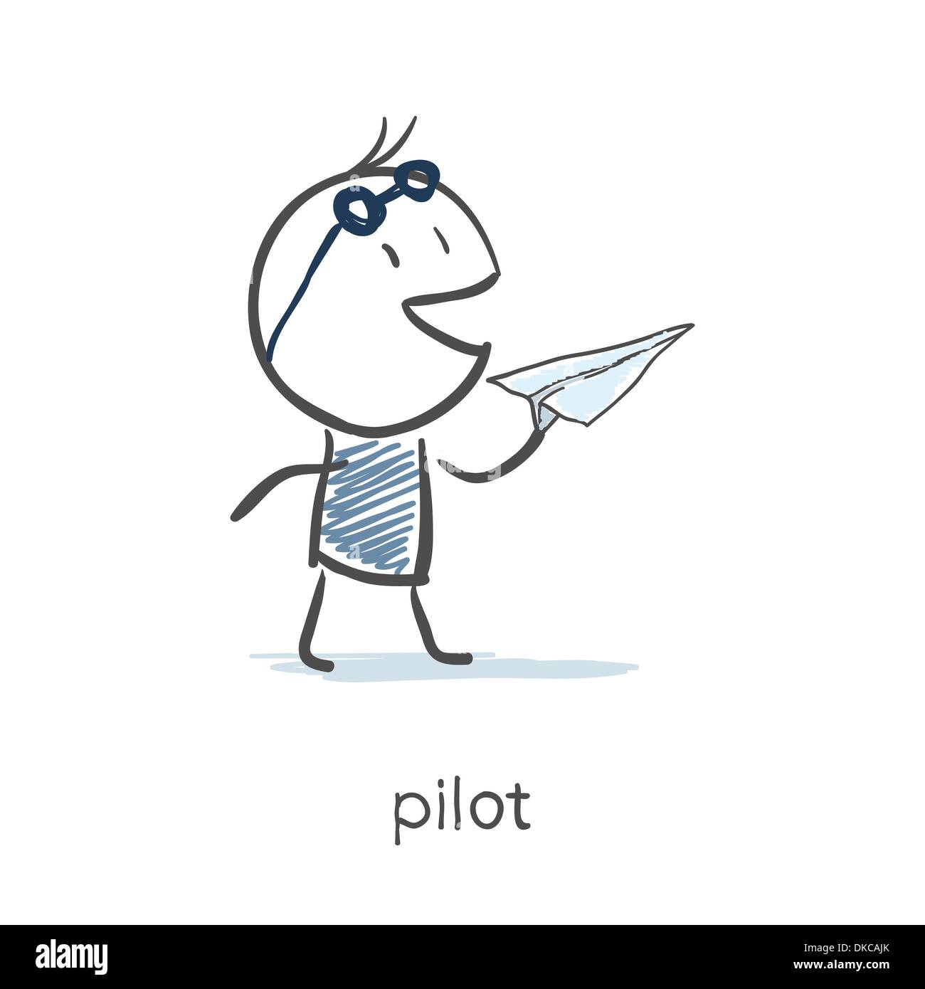 Male pilots Cut Out Stock Images & Pictures - Alamy