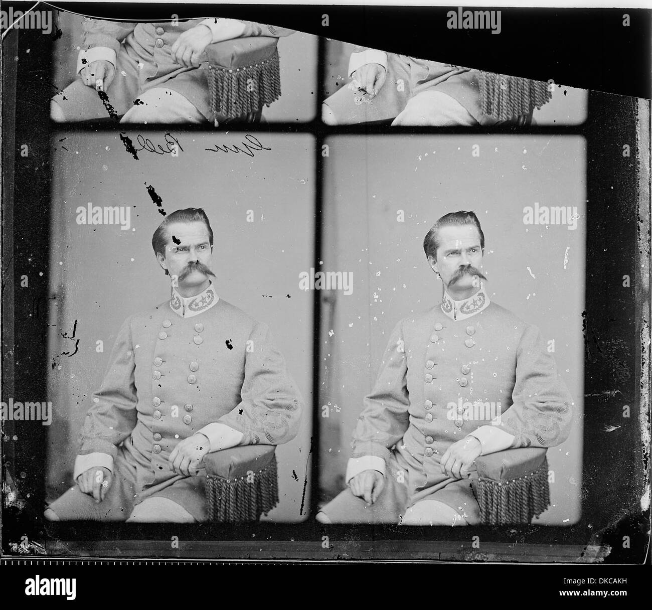 A portrait of General W.N.R. Beall of the Confederate States Army (C.S ...