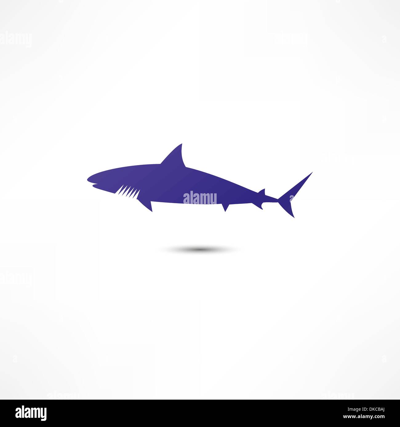 Shark icon Stock Vector Images - Alamy