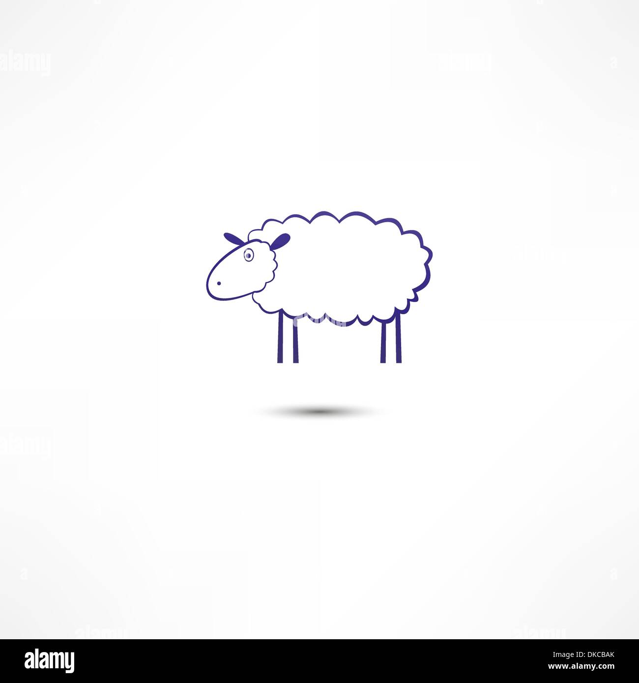 Hills sheep Stock Vector Images - Alamy