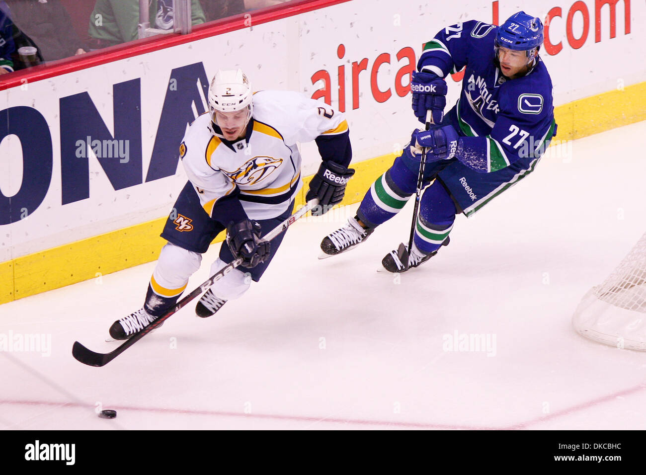 Oct. 20, 2011 - Vancouver, British Columbia, Canada - Predators #2 ...