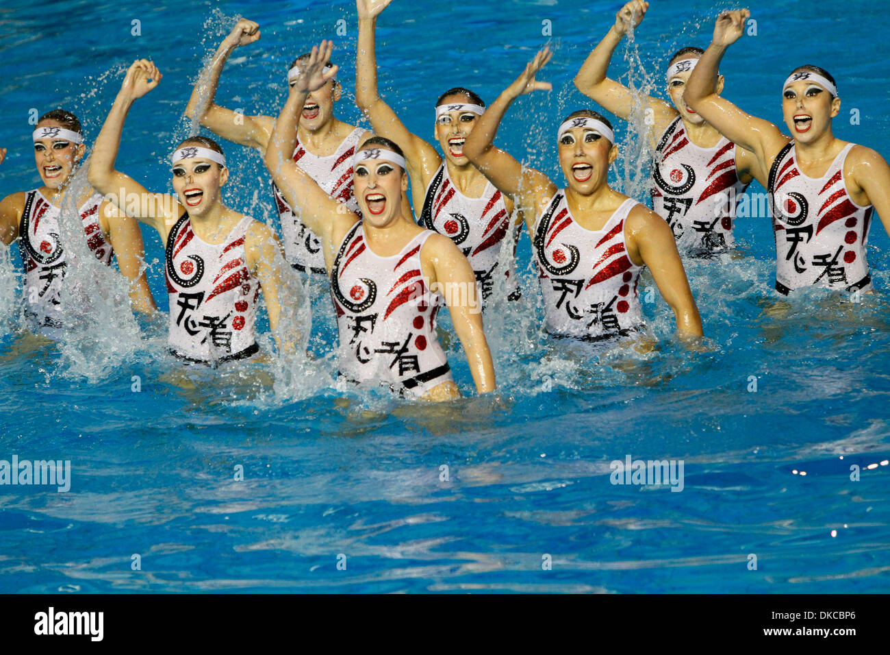Oct. 21, 2011 - Guadalajara, Mexico - Mexico's synchronized swimming ...