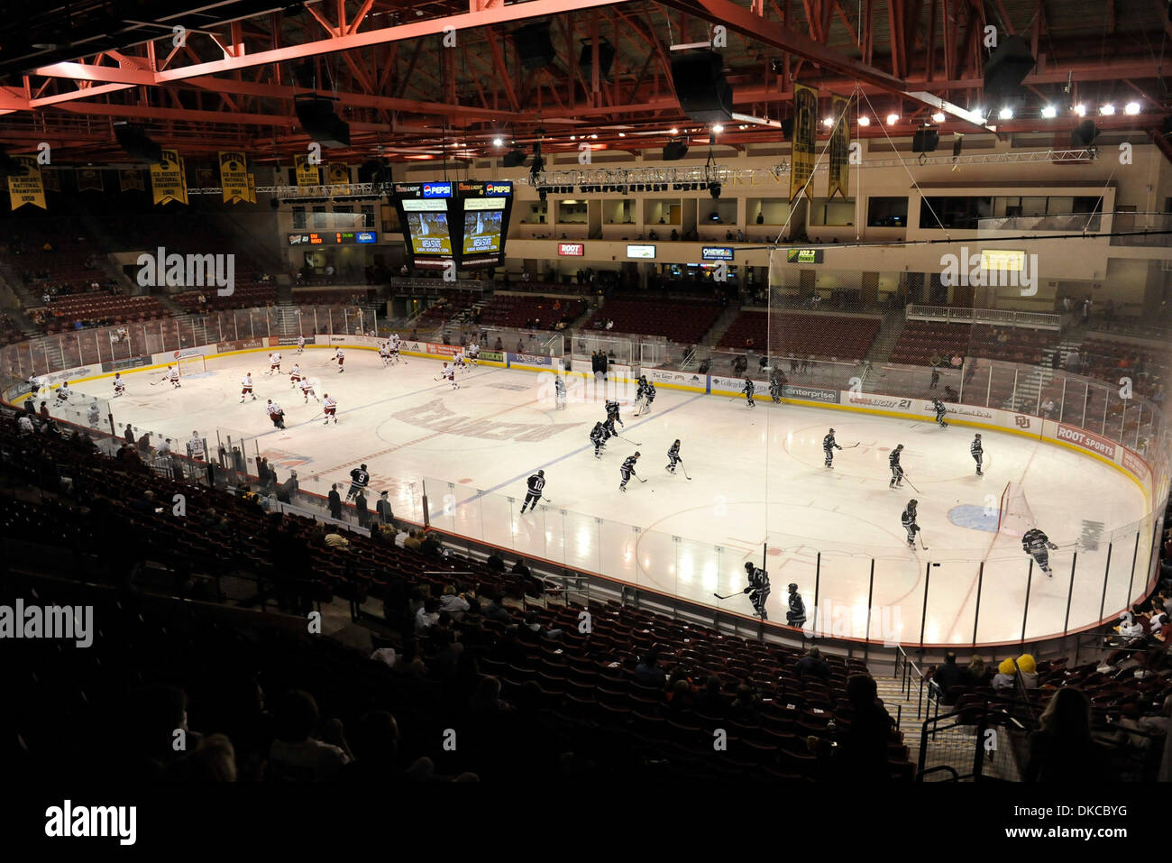 Denver pioneers hockey hi-res stock photography and images - Alamy