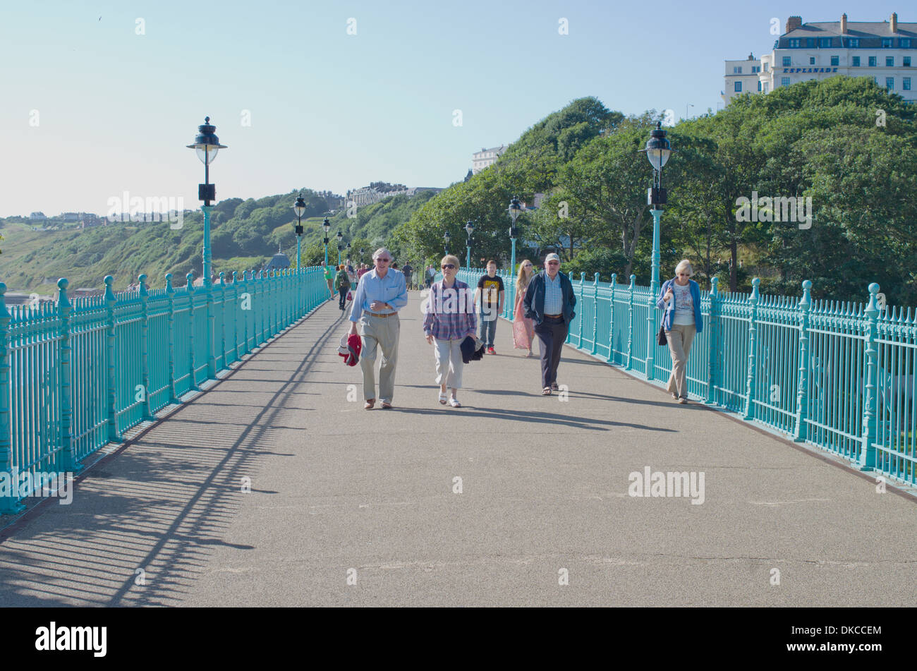 Spa bridge walkway hi-res stock photography and images - Alamy