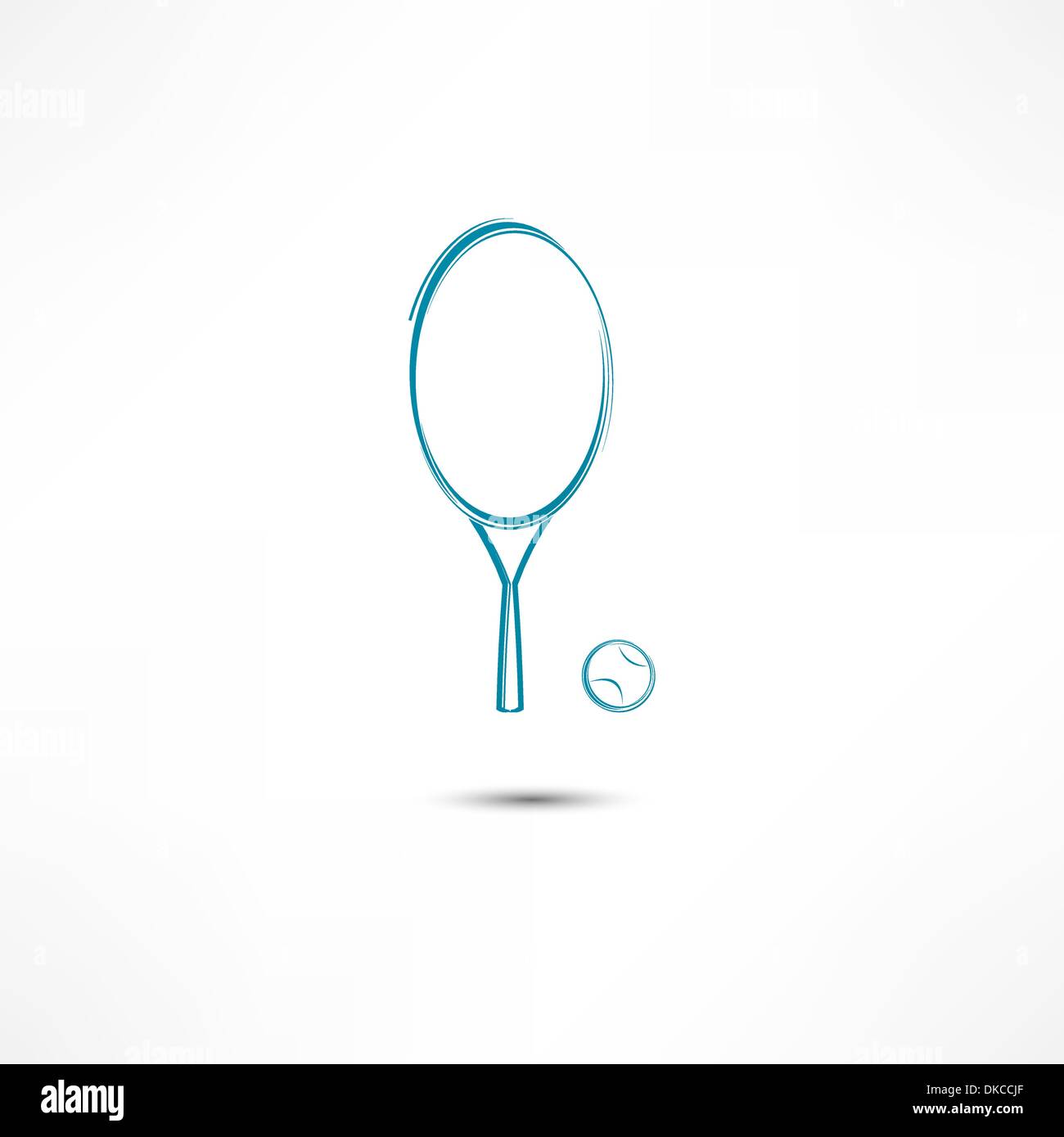 Tennis racket and ball icon Stock Vector Image & Art - Alamy
