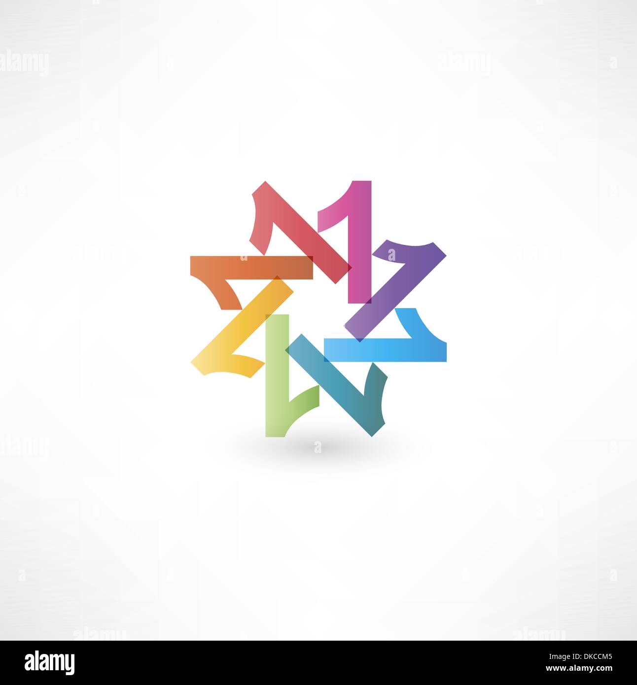 Number count learning poster Stock Vector Images - Alamy