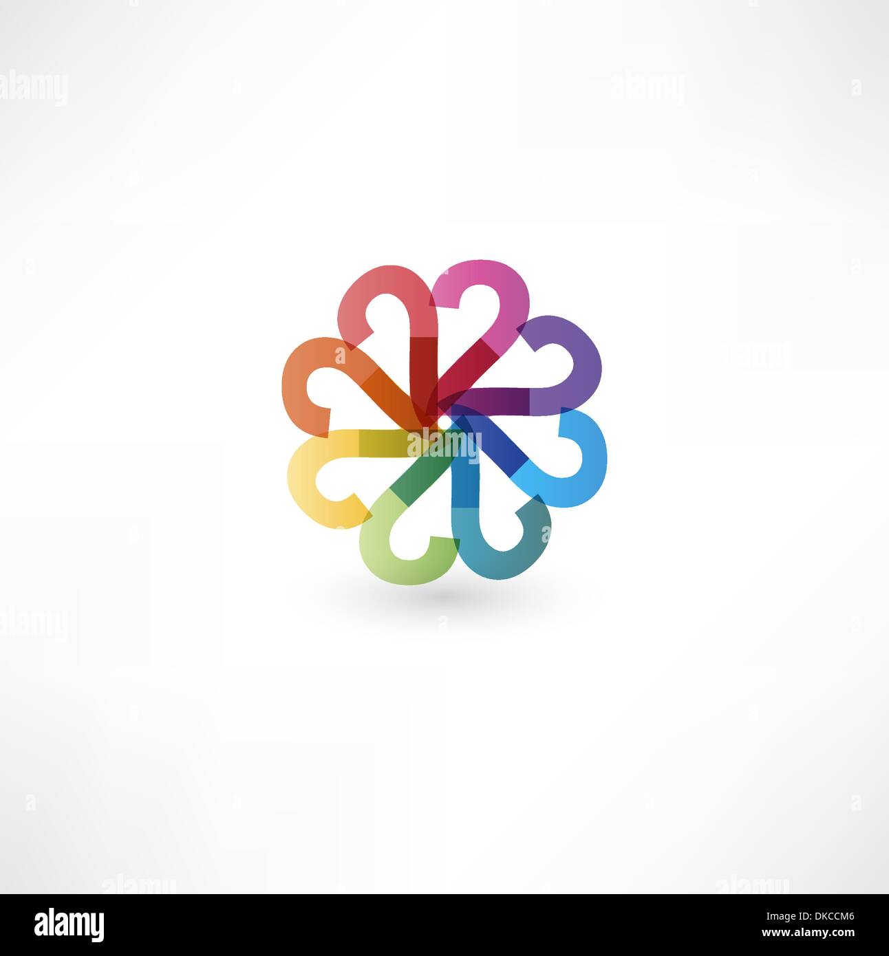 Full color abstract figure of the numbers 2 Stock Vector Image & Art ...