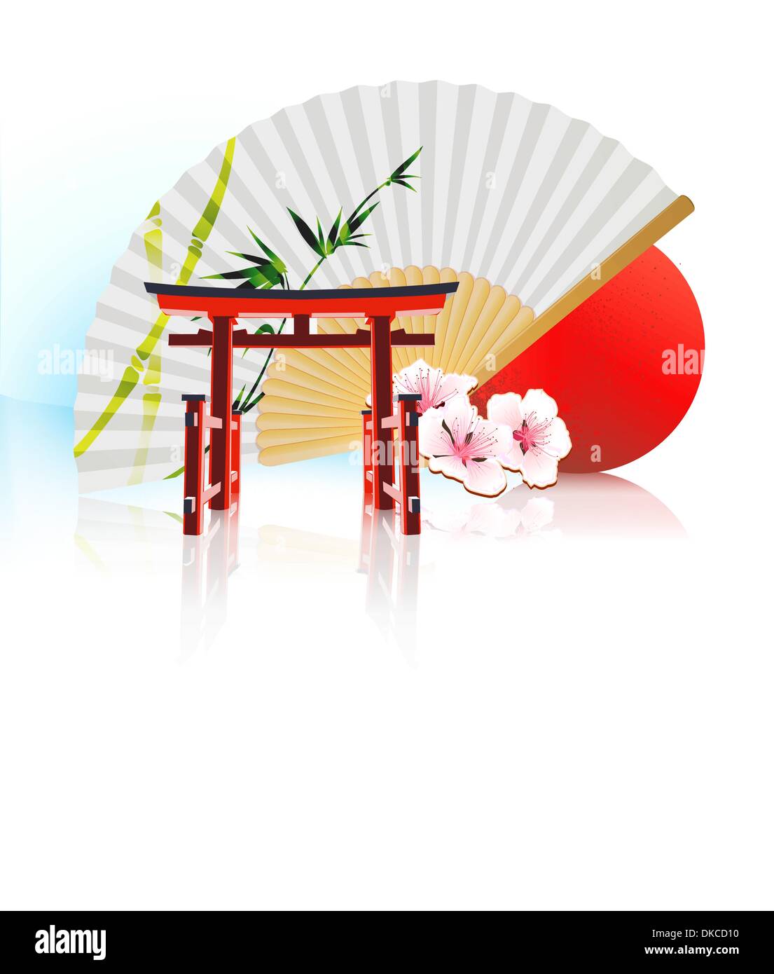 Vector illustration of abstract styled Decorative Traditional Japanese ...