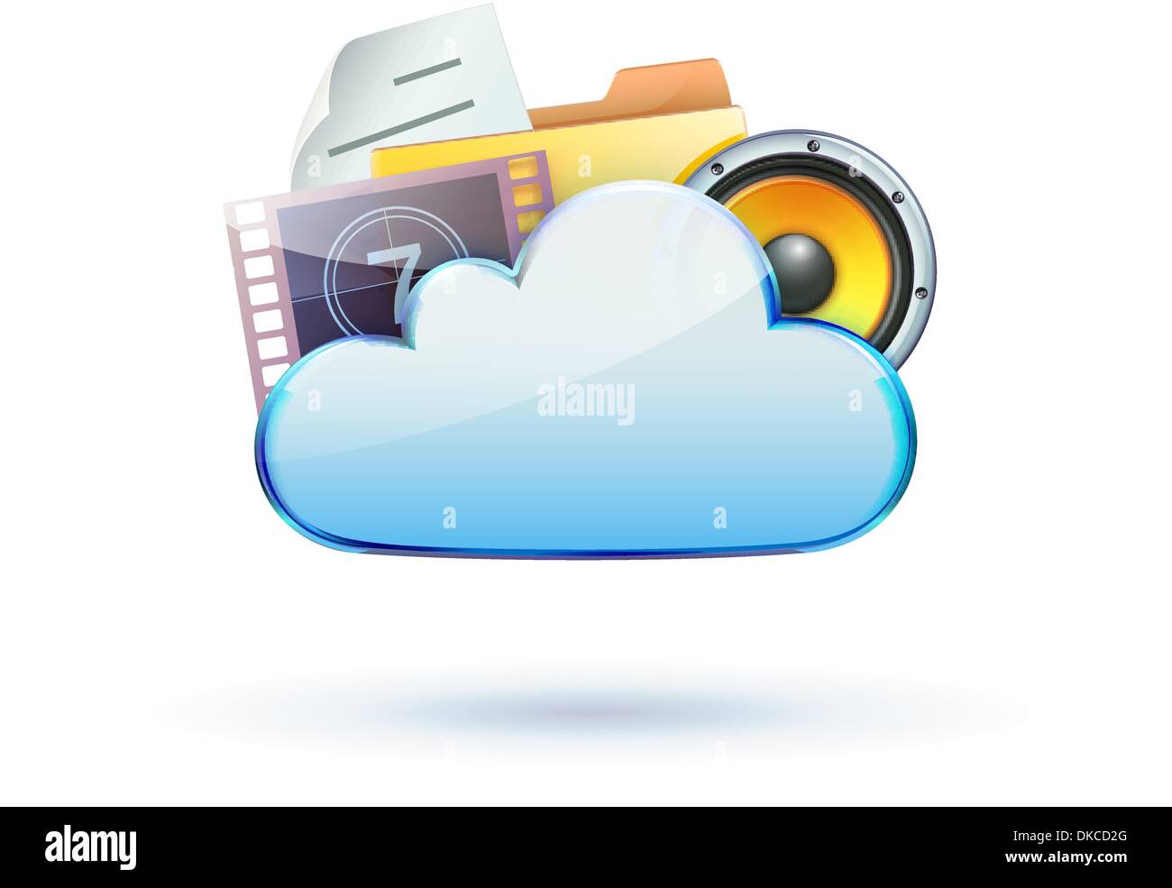 Cloud based networking Stock Vector Images - Alamy