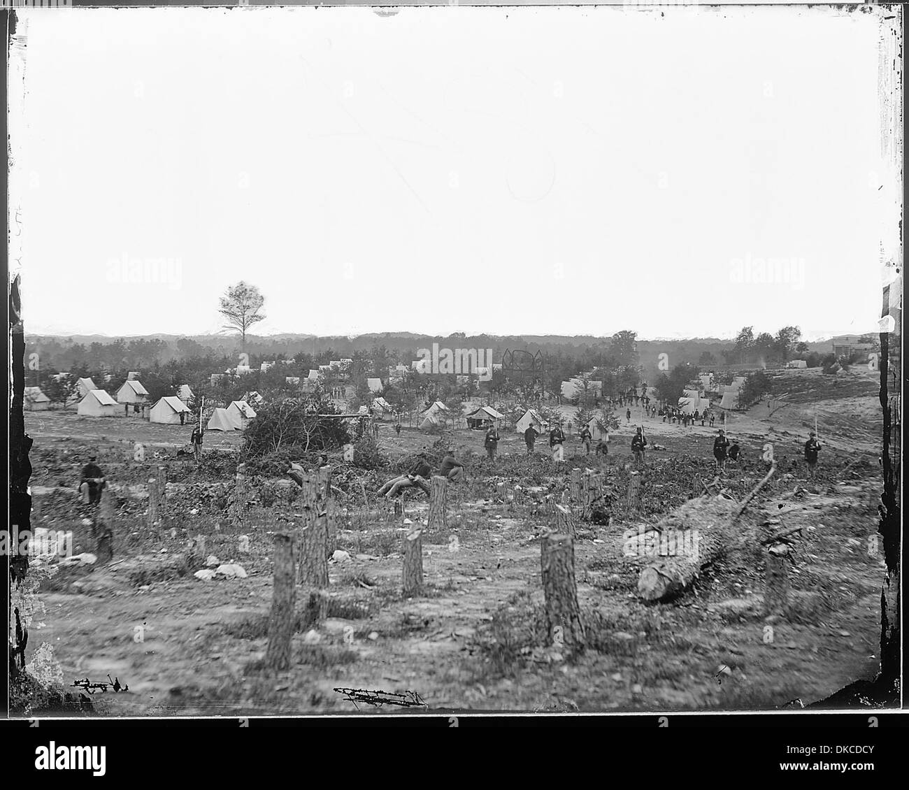 Infantry camp Black and White Stock Photos & Images - Alamy