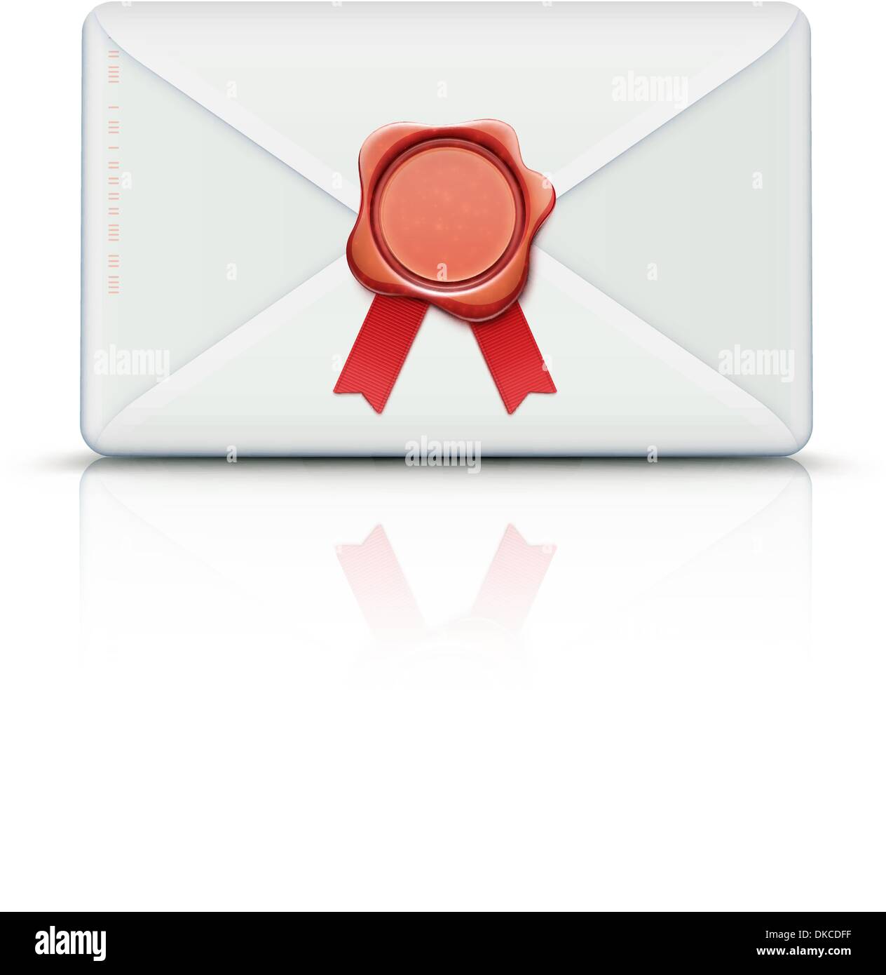 Confidential envelope copy space Stock Vector Images - Alamy
