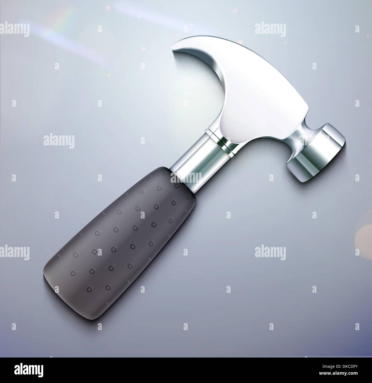 Vector illustration of a single detailed hammer icon Stock Vector Image ...