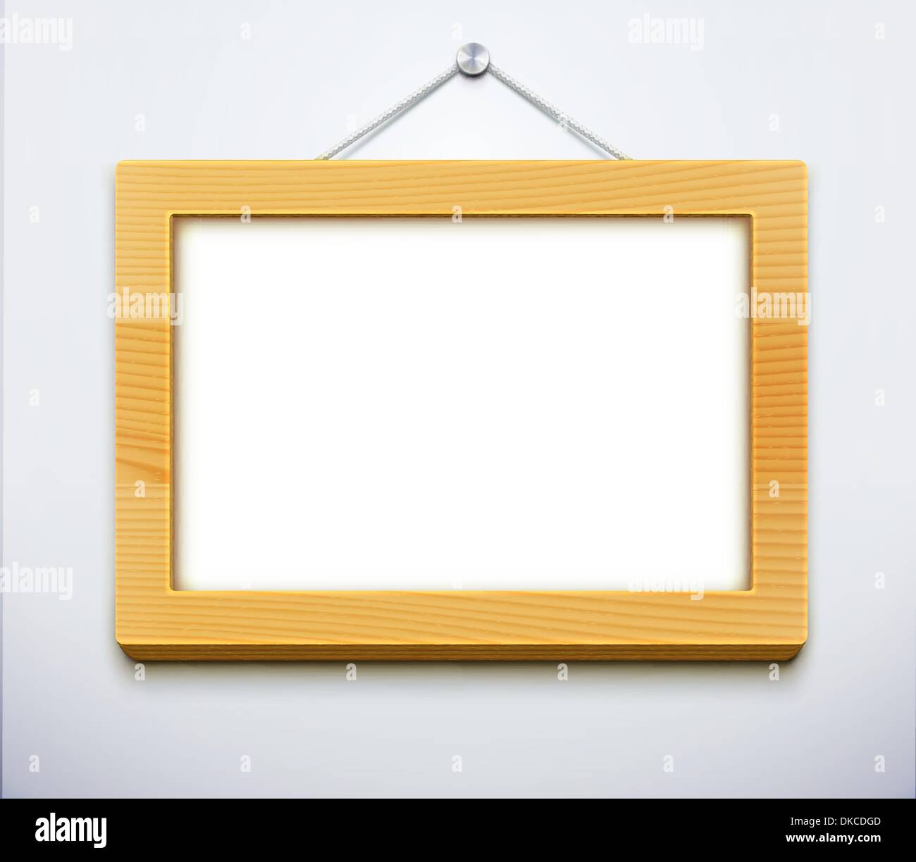 Vector illustration of detailed wooden frame Stock Vector Image & Art ...