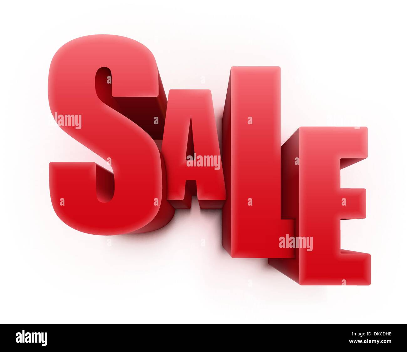 Vector illustration of 3d word SALE in red glossy color Stock Vector ...