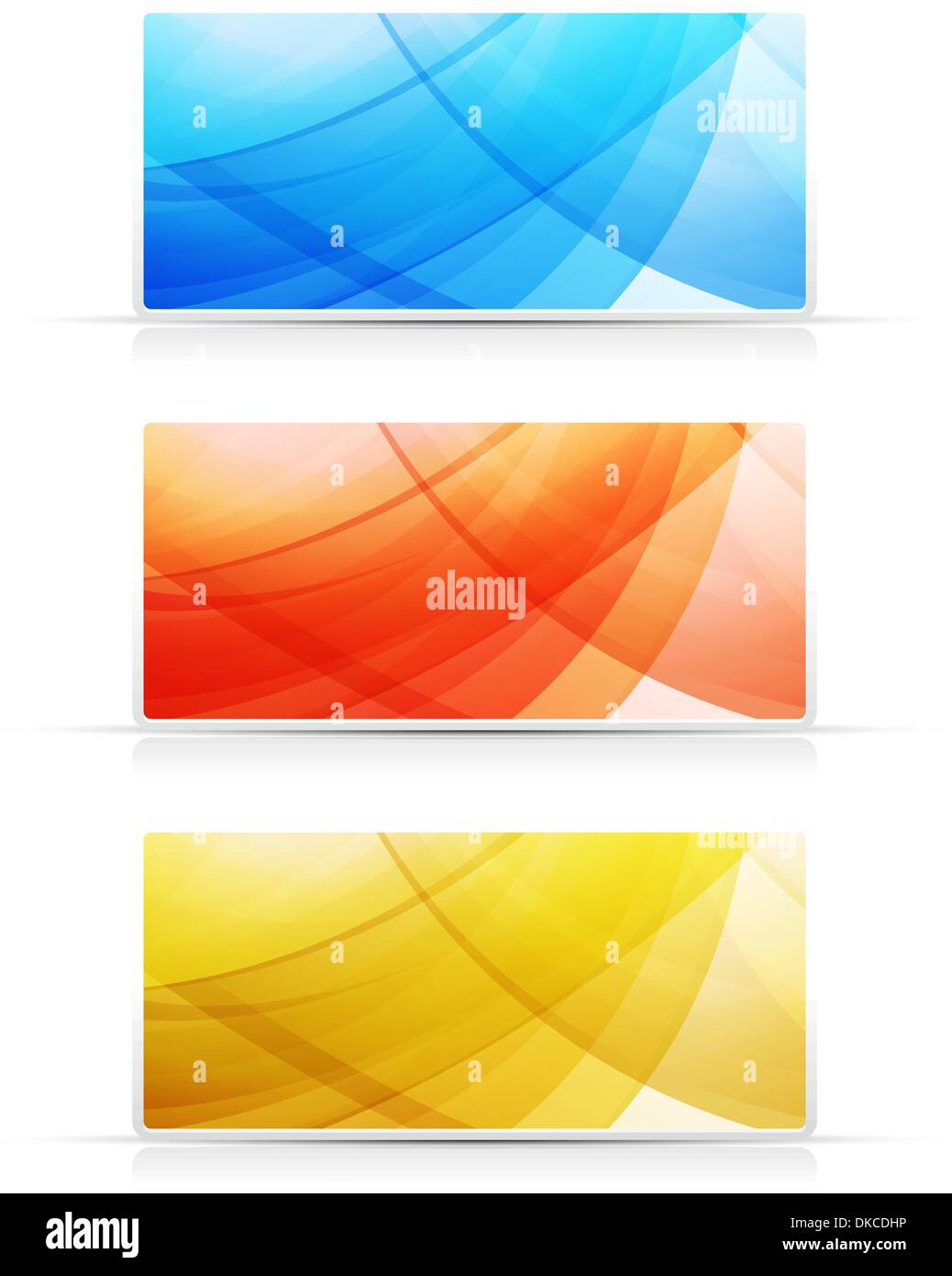 Color set of banners. Vector eps10 Stock Vector Image & Art - Alamy
