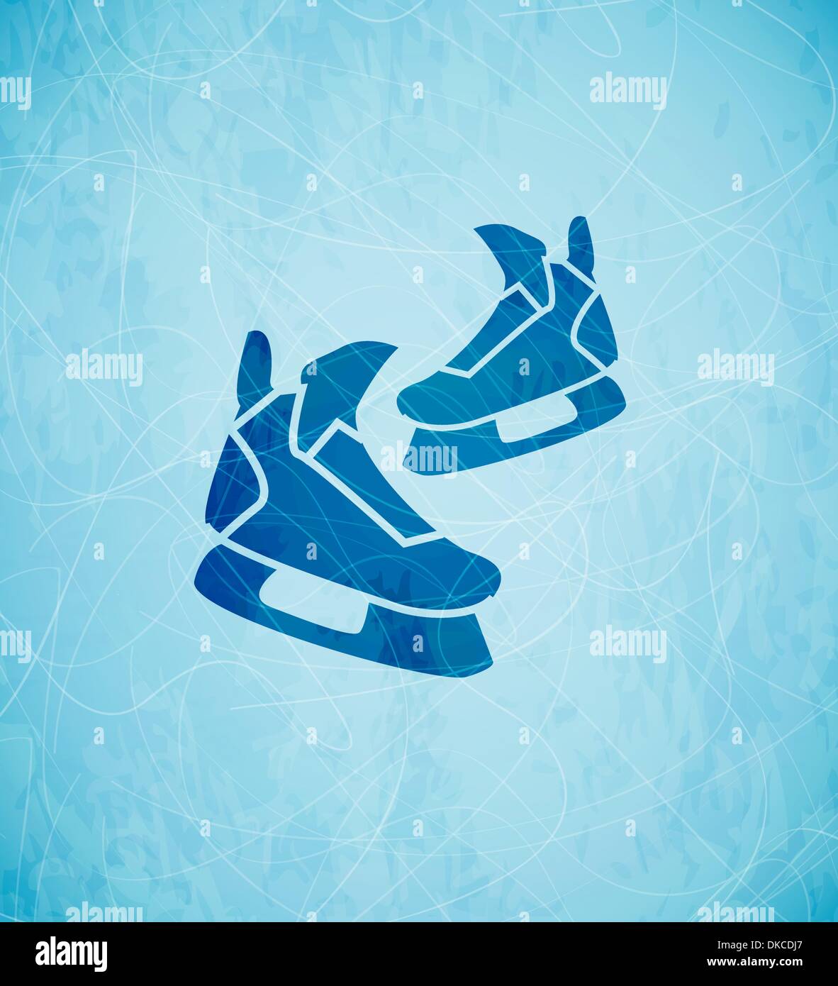 Christmas pattern ice skates Stock Vector Images - Alamy