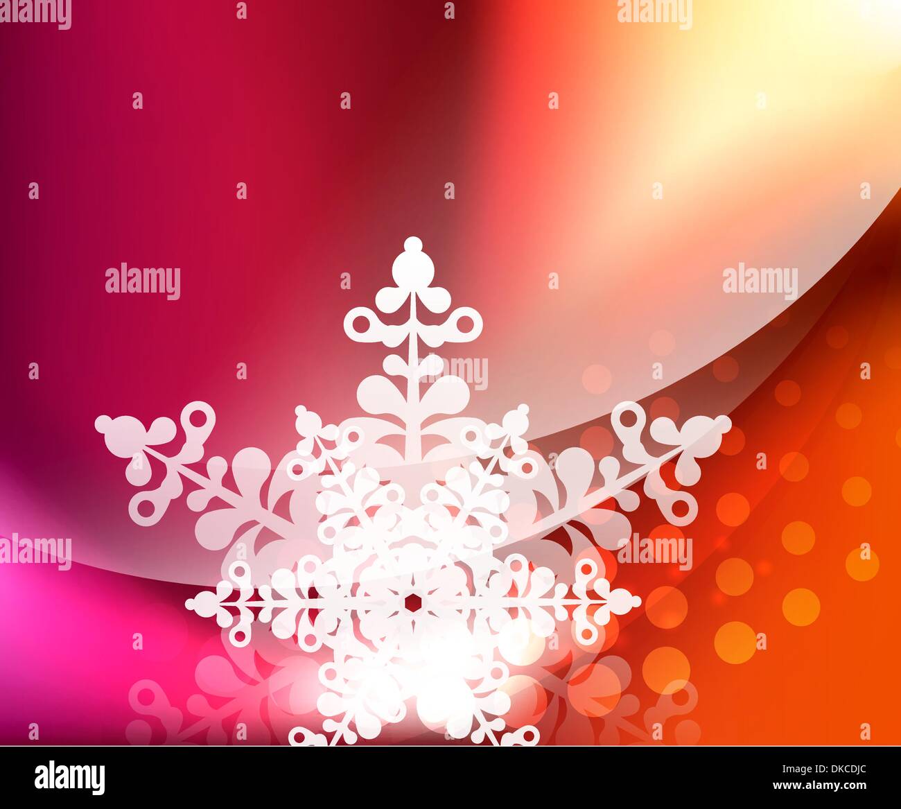 Christmas snowflakes background, wave pattern and snow. Vector eps10 ...
