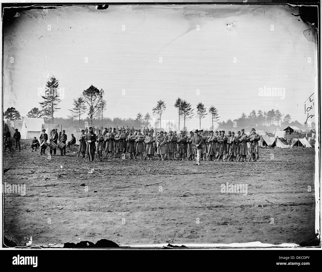 This image shows an infantry unit on parade, highlighting military ...