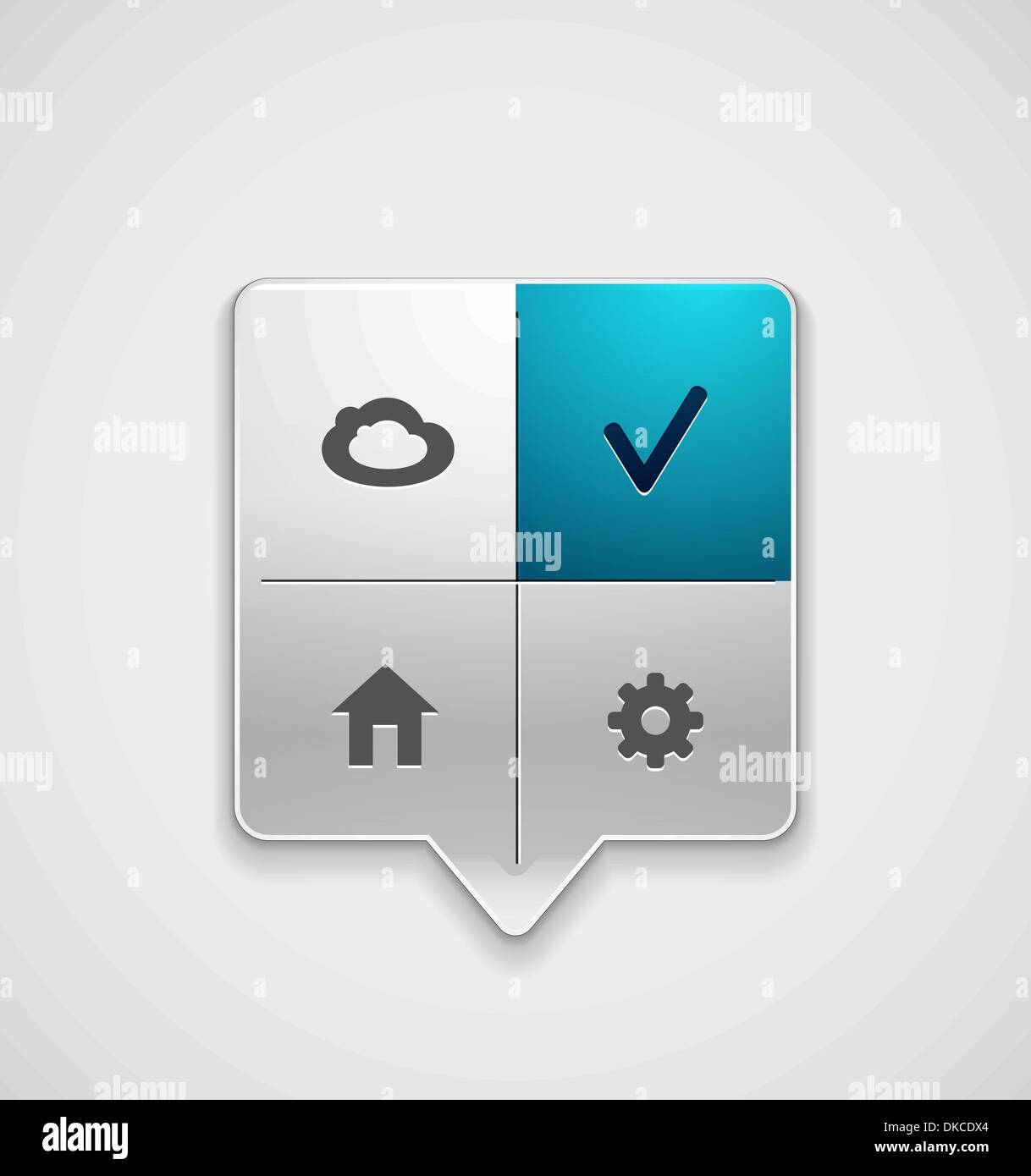 Modern menu pointer. Vector eps10 illustration Stock Vector Image & Art - Alamy