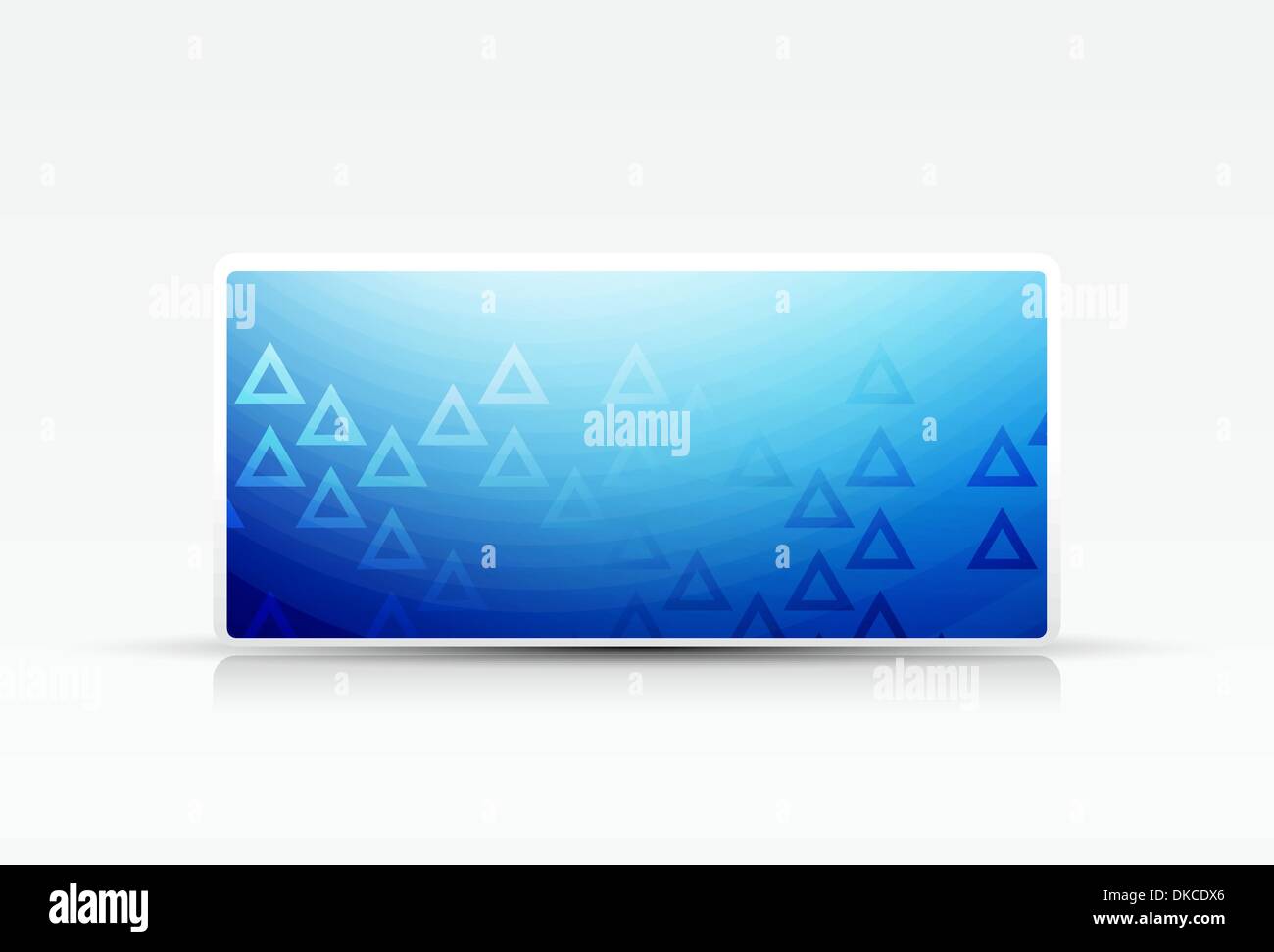 Vector abstract banner design. Blue color Stock Vector Image & Art - Alamy