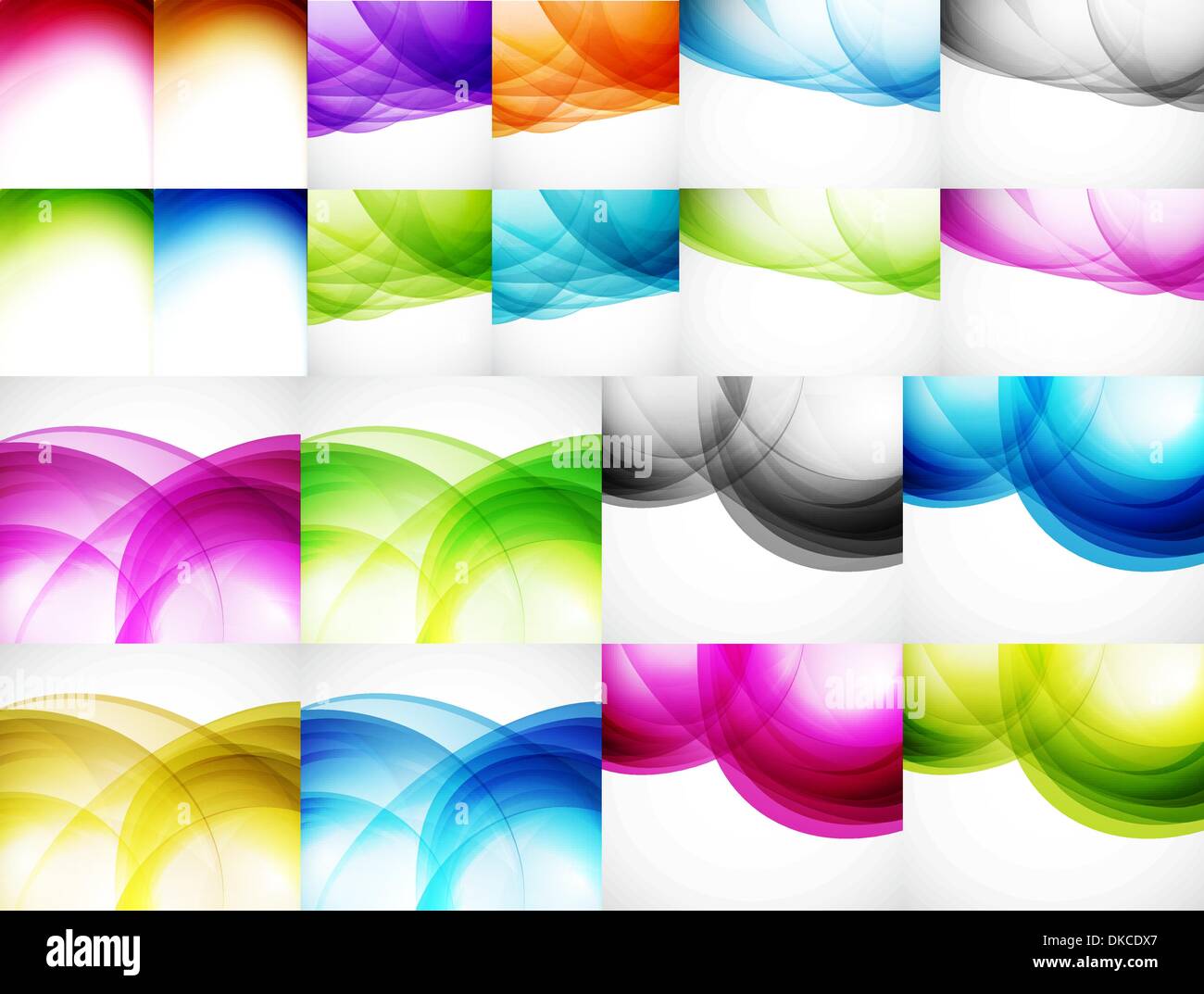 Vector illustration of color waves Stock Vector Image & Art - Alamy