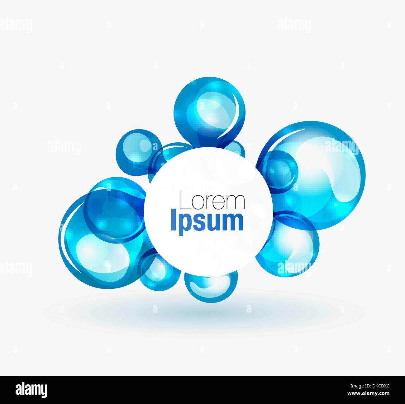 Abstarct glossy water shape design Stock Vector Image & Art - Alamy