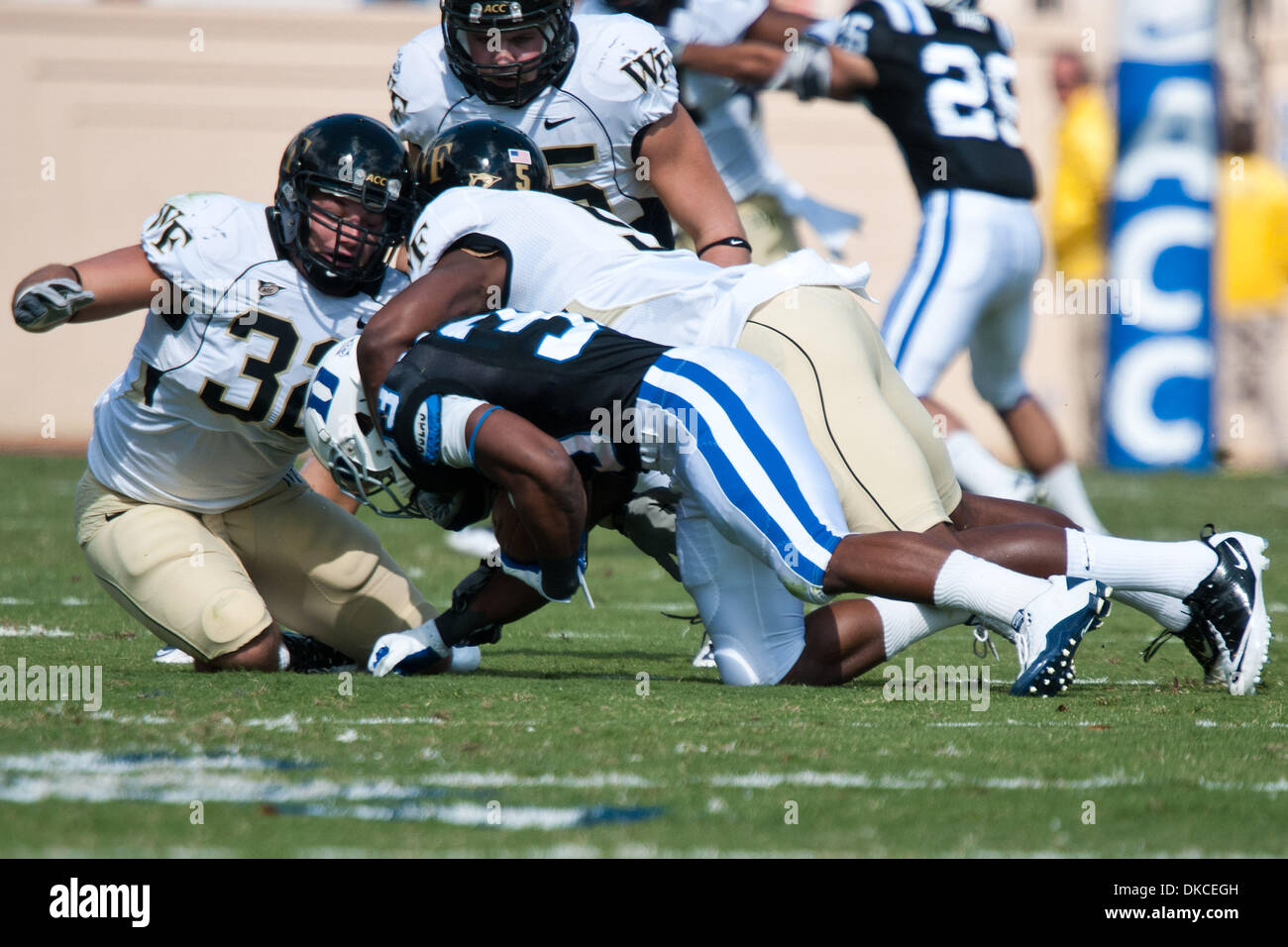 Oct. 22, 2011 - Durham, North Carolina, U.S - Duke Blue Devils running ...