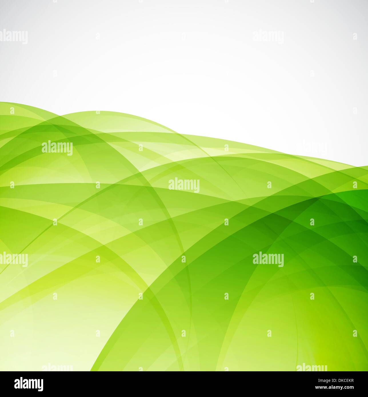 Abstract background: green wave. Vector illustration Stock Vector Image ...