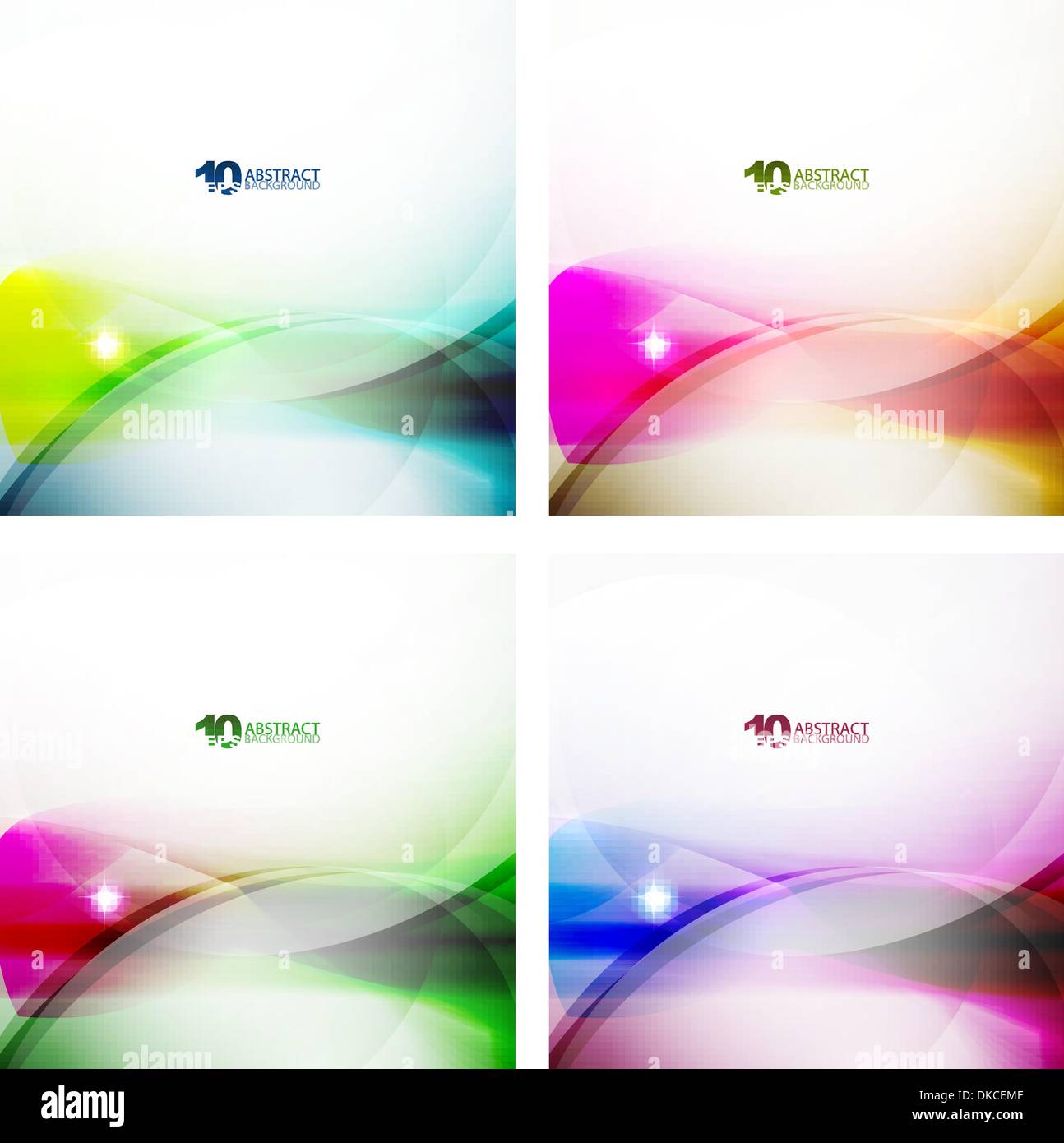 Vector illustration of color waves Stock Vector Image & Art - Alamy