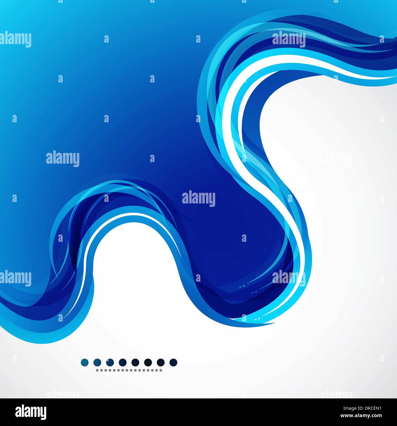 Vector illustration of blue wave Stock Vector Image & Art - Alamy