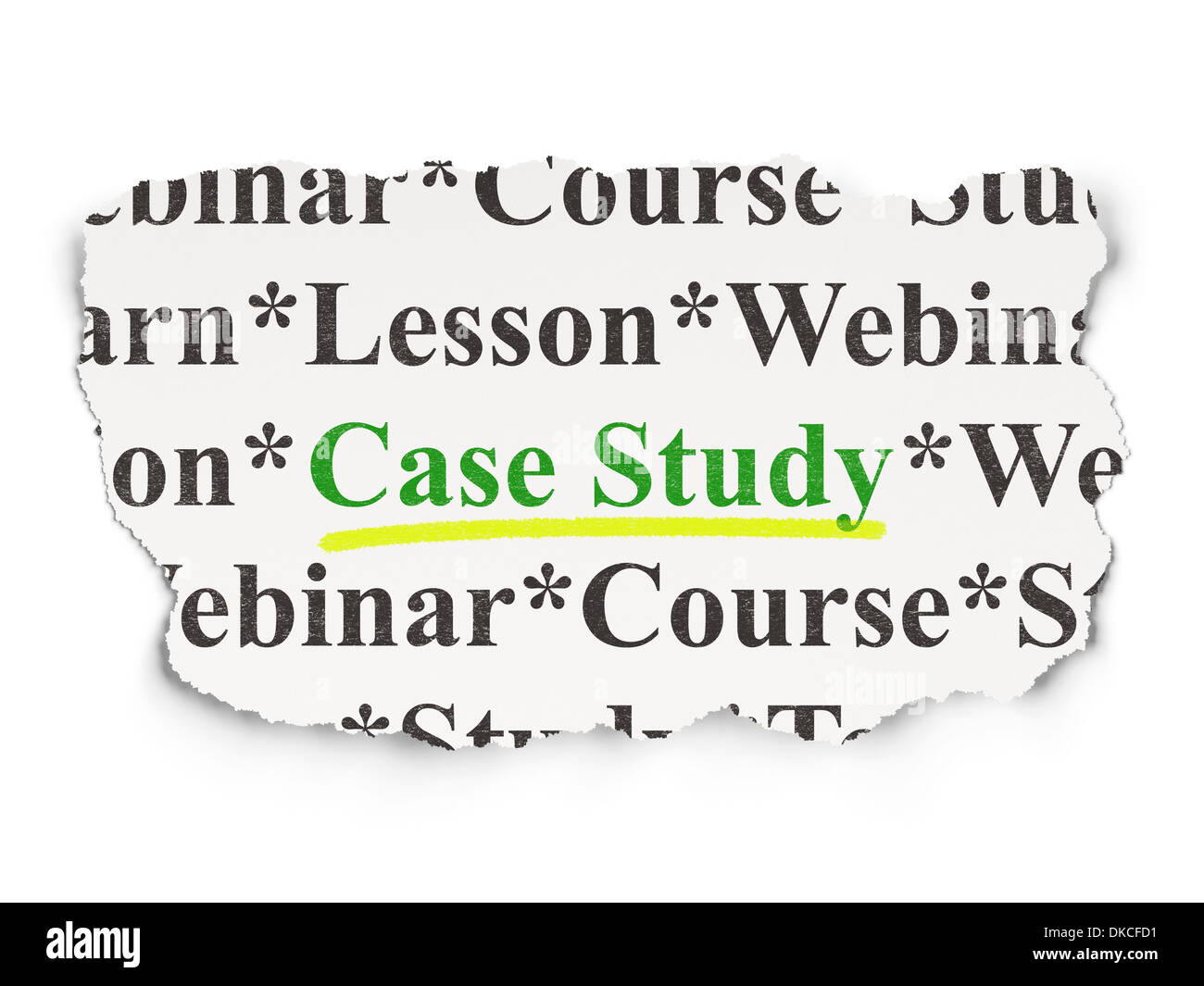 Education concept: Case Study on Paper background Stock Photo - Alamy