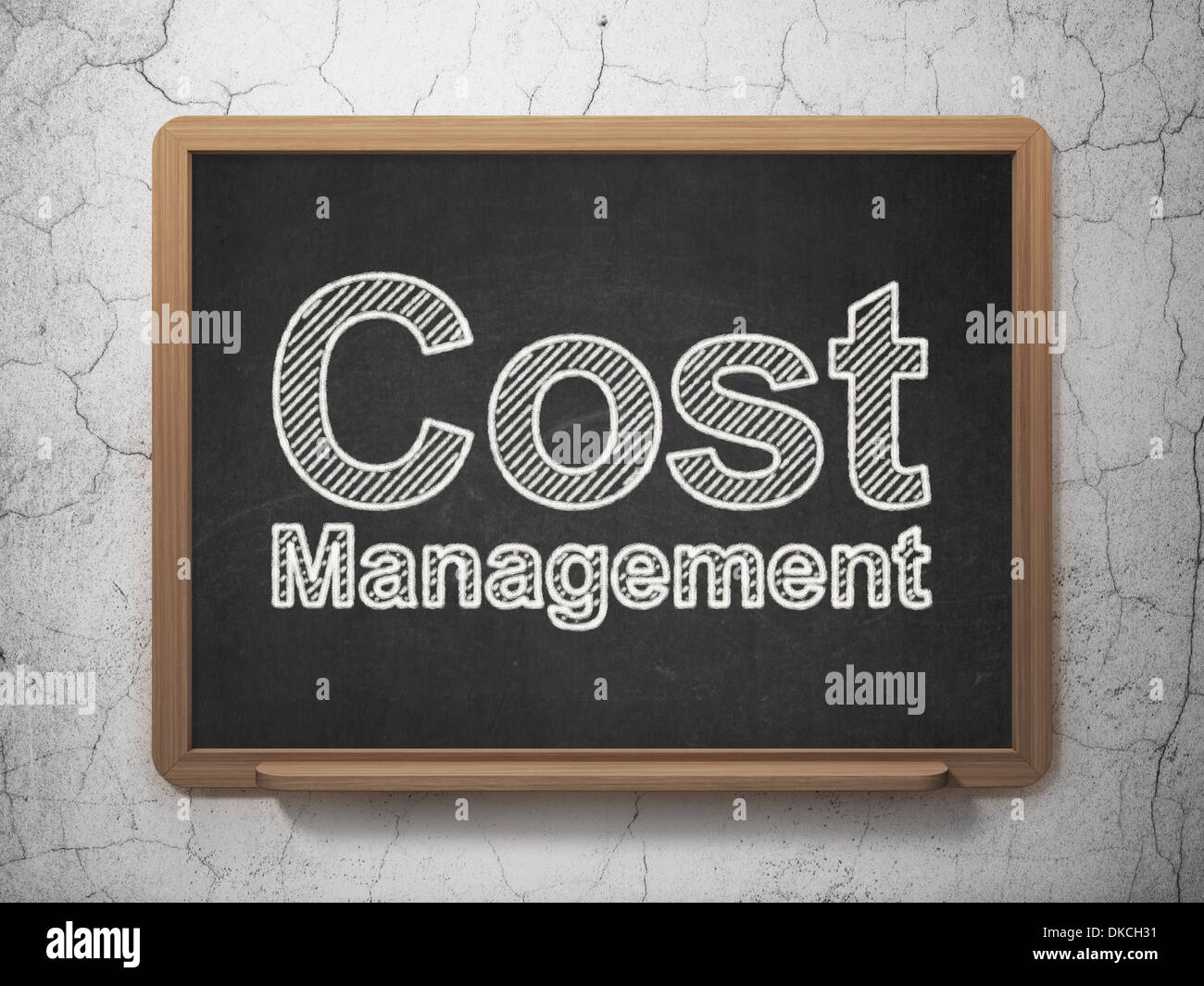 Finance concept: Cost Management on chalkboard background Stock Photo ...