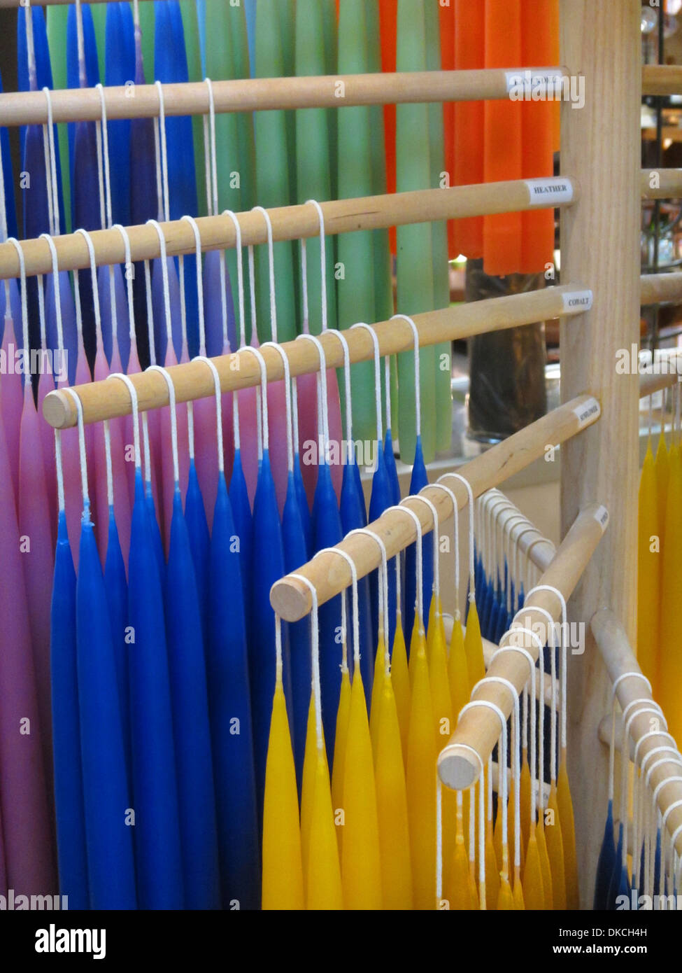 Hand dipped candles hi-res stock photography and images - Alamy