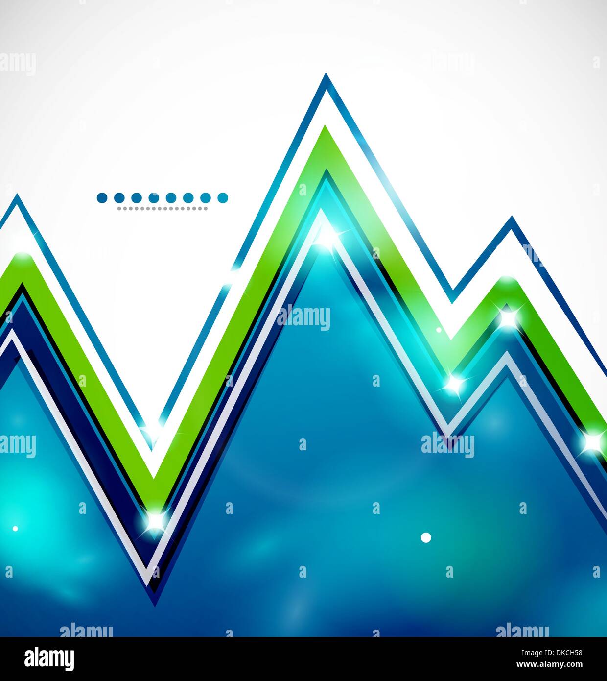 Zigzag bright background with lights. Vector abstract detailed ...