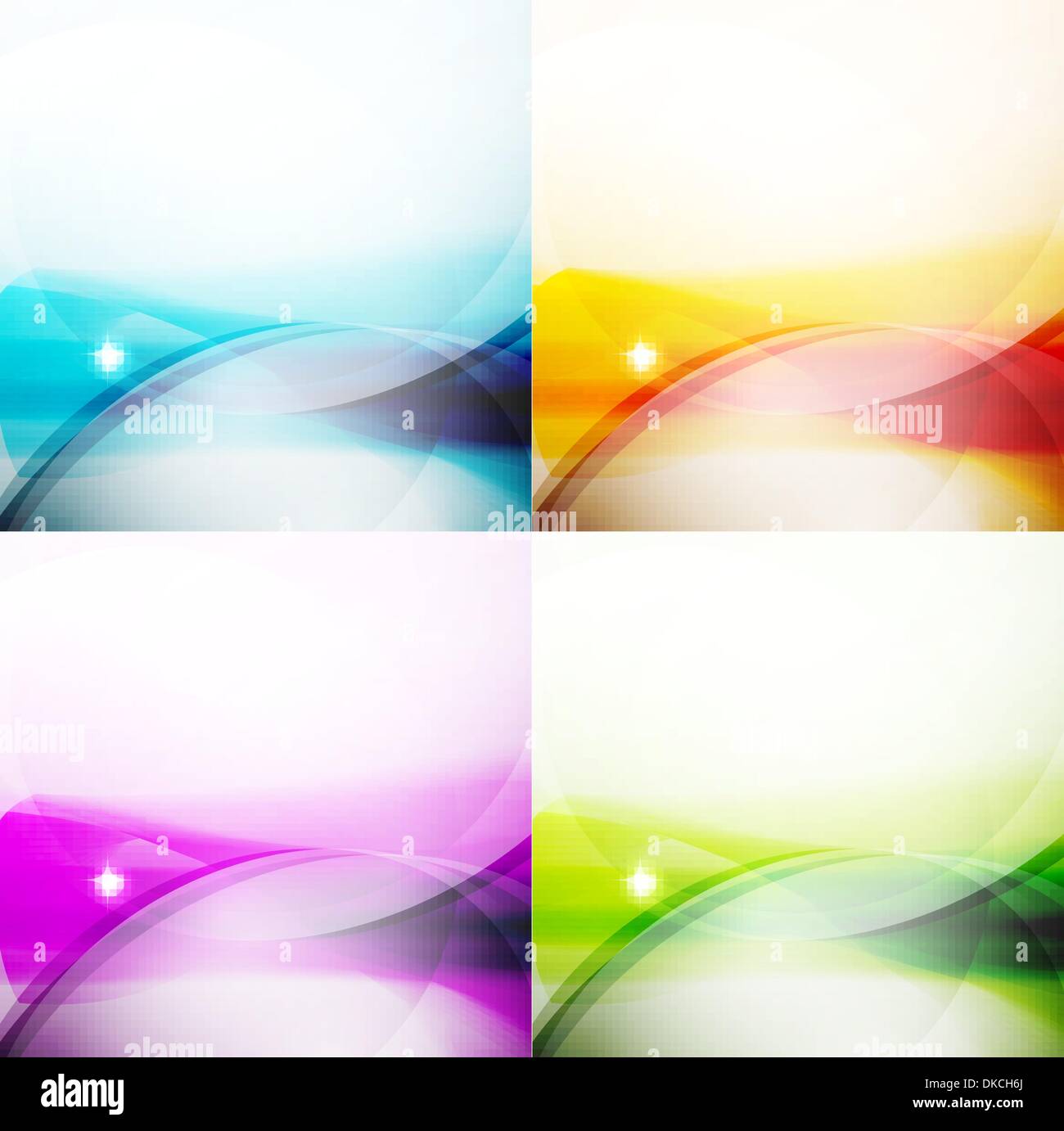 Vector illustration of color waves Stock Vector Image & Art - Alamy