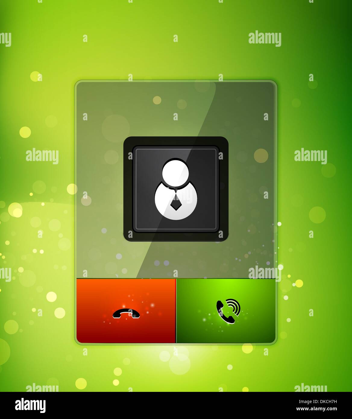 Incoming call user interface. Eps10 vector Stock Vector Image & Art - Alamy