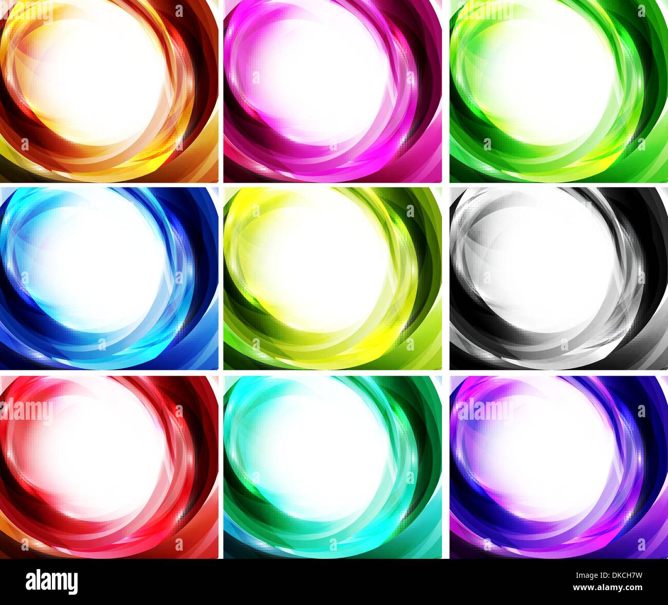 Big set of abstract wavy backgrounds Stock Vector Image & Art - Alamy
