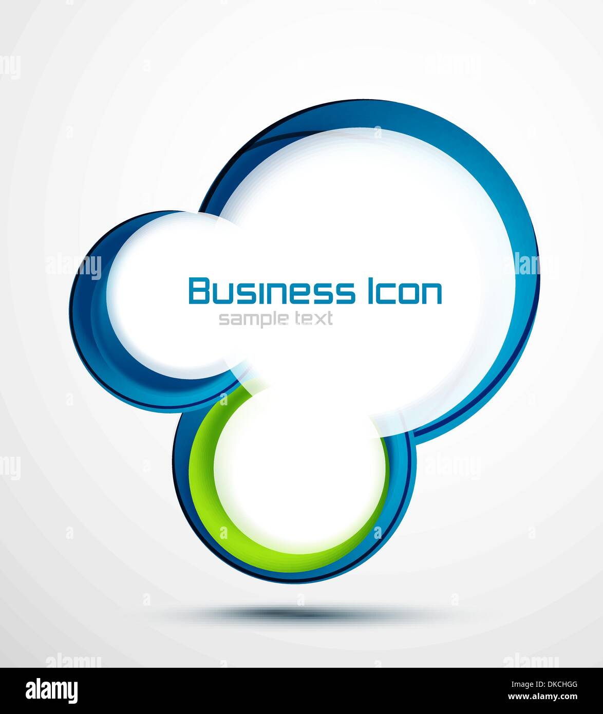 Abstract vector circles background for information representation Stock ...