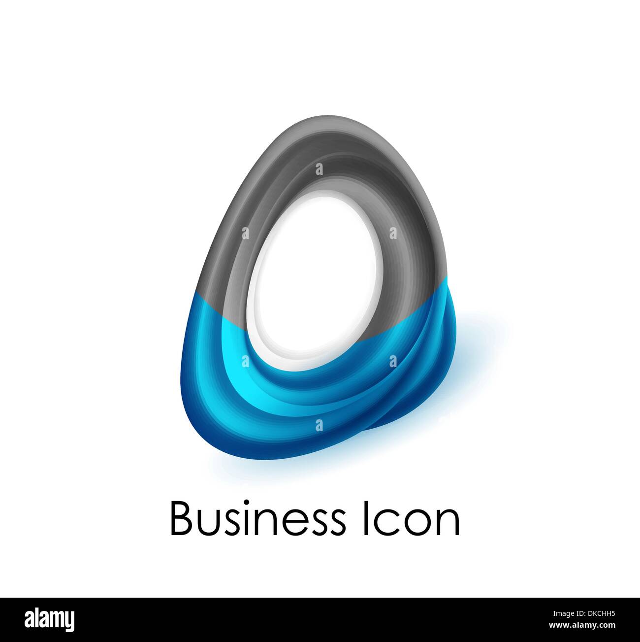 Creative flowing shape business icon. Concept Stock Vector Image & Art ...